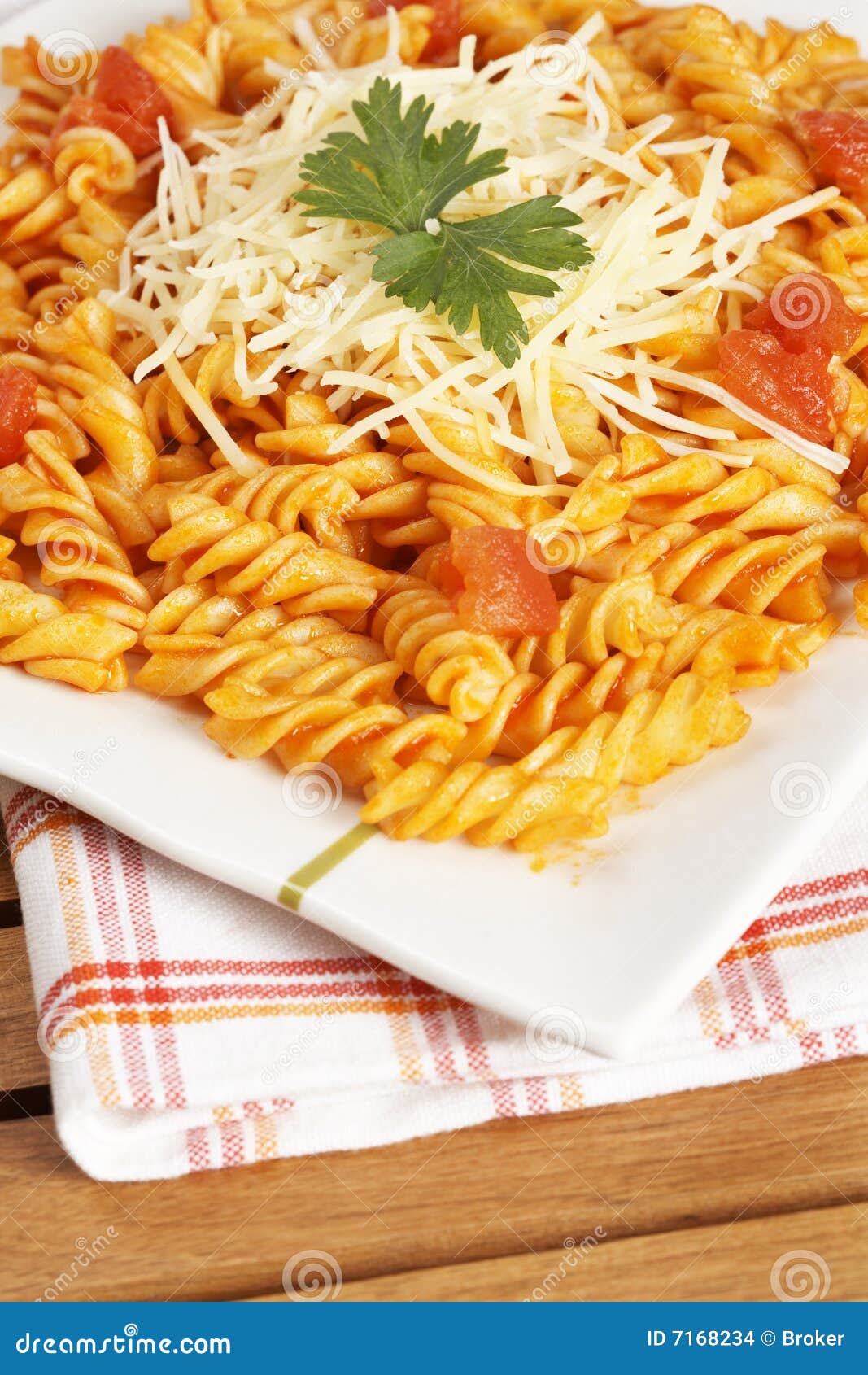 Fusilli stock photo. Image of nutritious, food, plate - 7168234