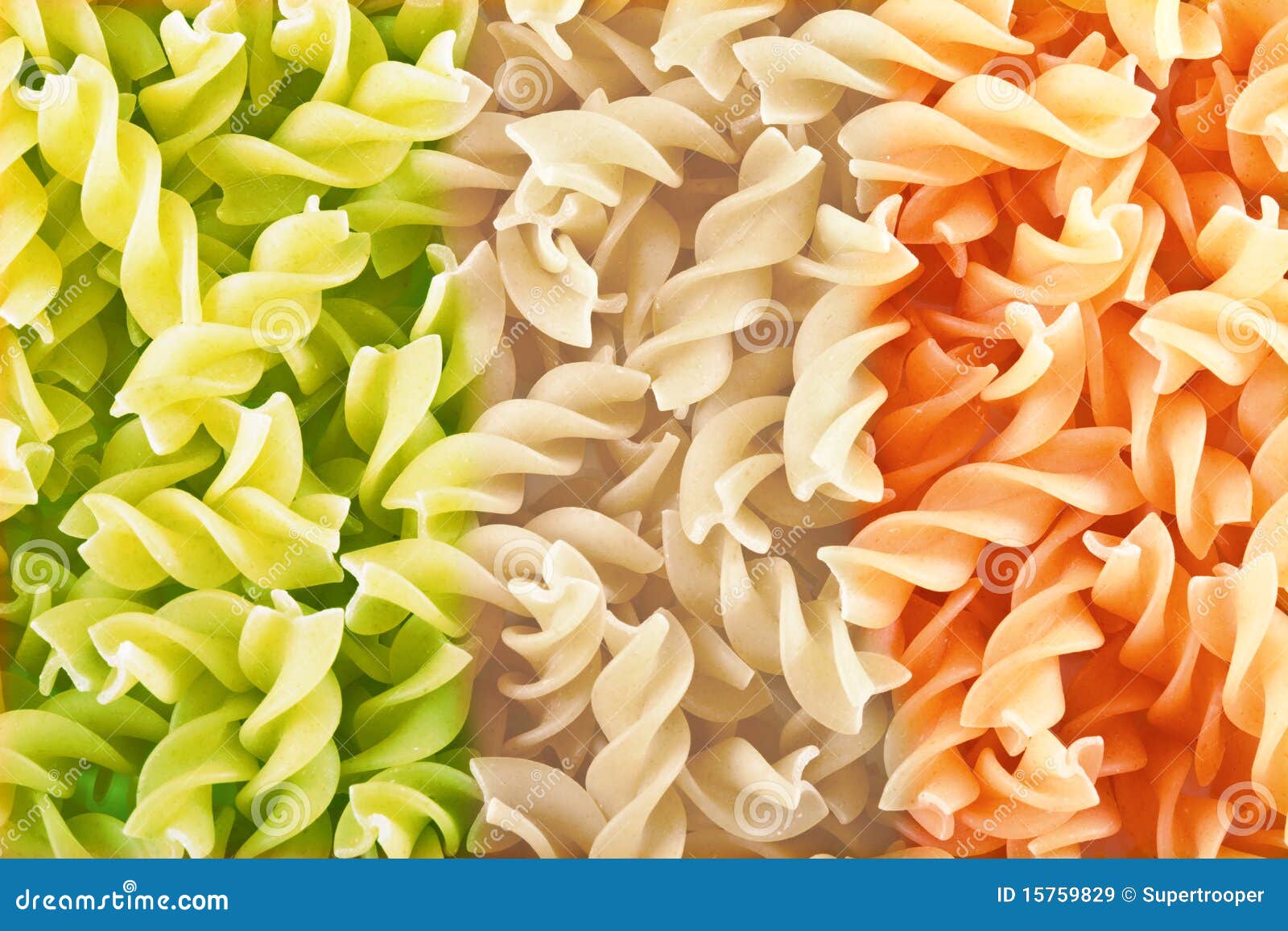 Fusilli close-up stock image. Image of noodles, traditional - 15759829