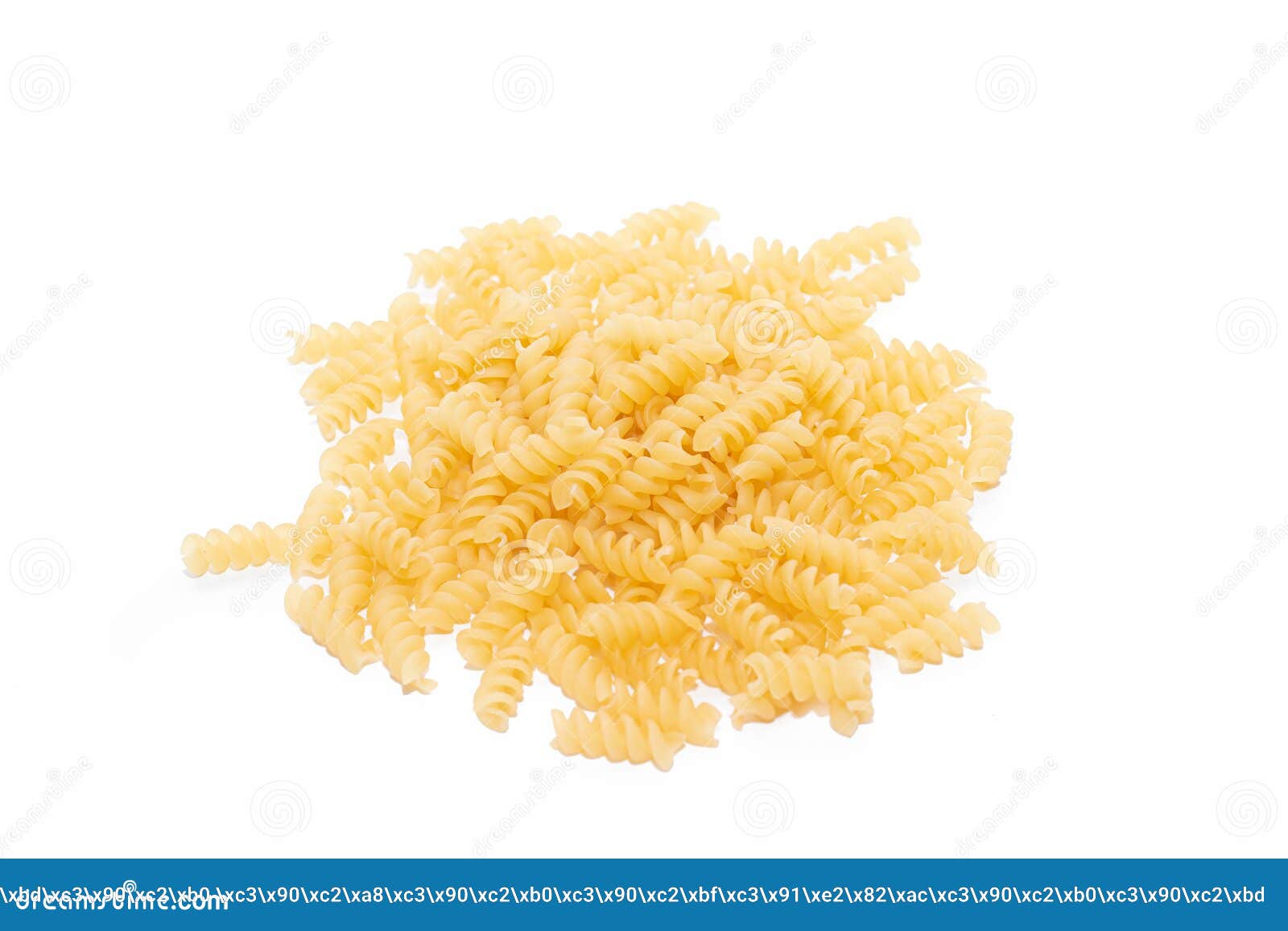 Fusilli Macaroni Placer . Macaroni Pile Placer. Article about Pasta ...
