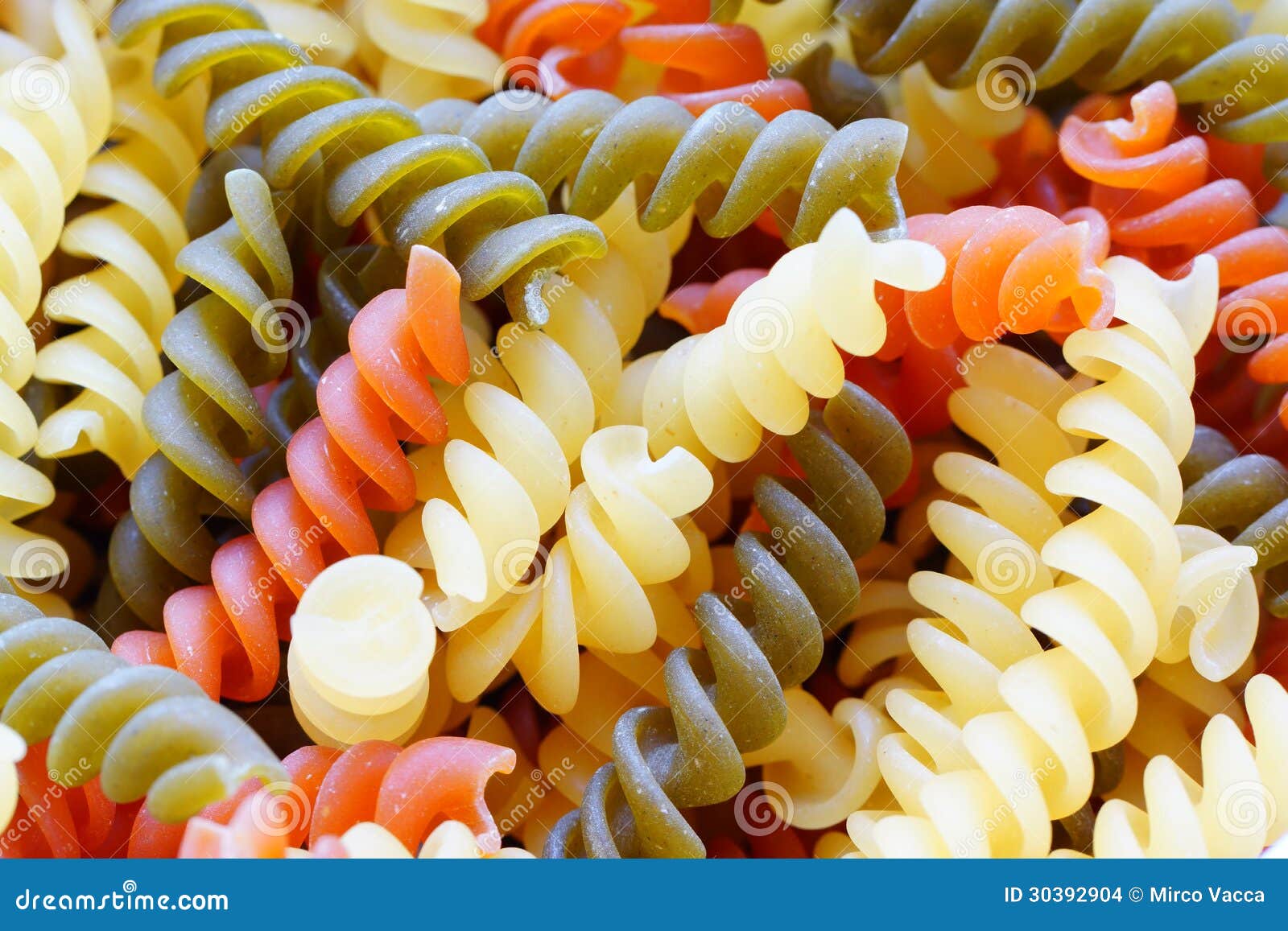 Fusilli mix stock photo. Image of green, food, uncooked - 30392904