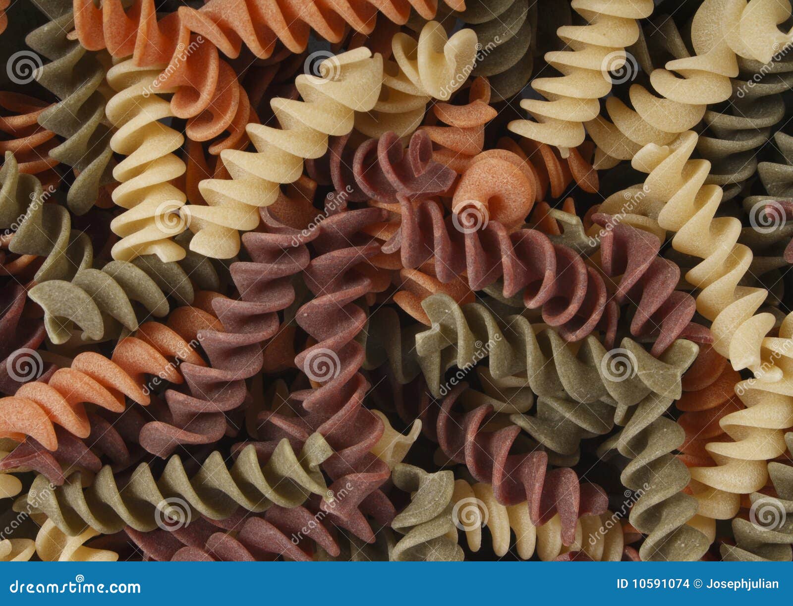Fusilli pasta stock photo. Image of pasta, corkscrew - 10591074