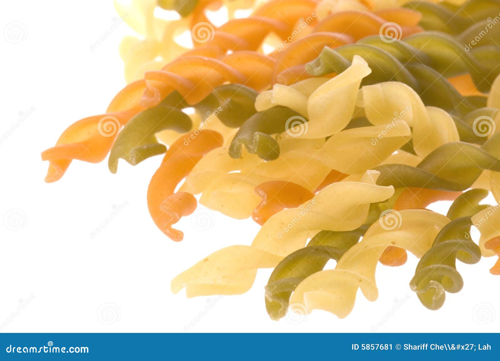 Fusilli Vegeroni Spirals Pasta Stock Image - Image of assortment, dyed ...