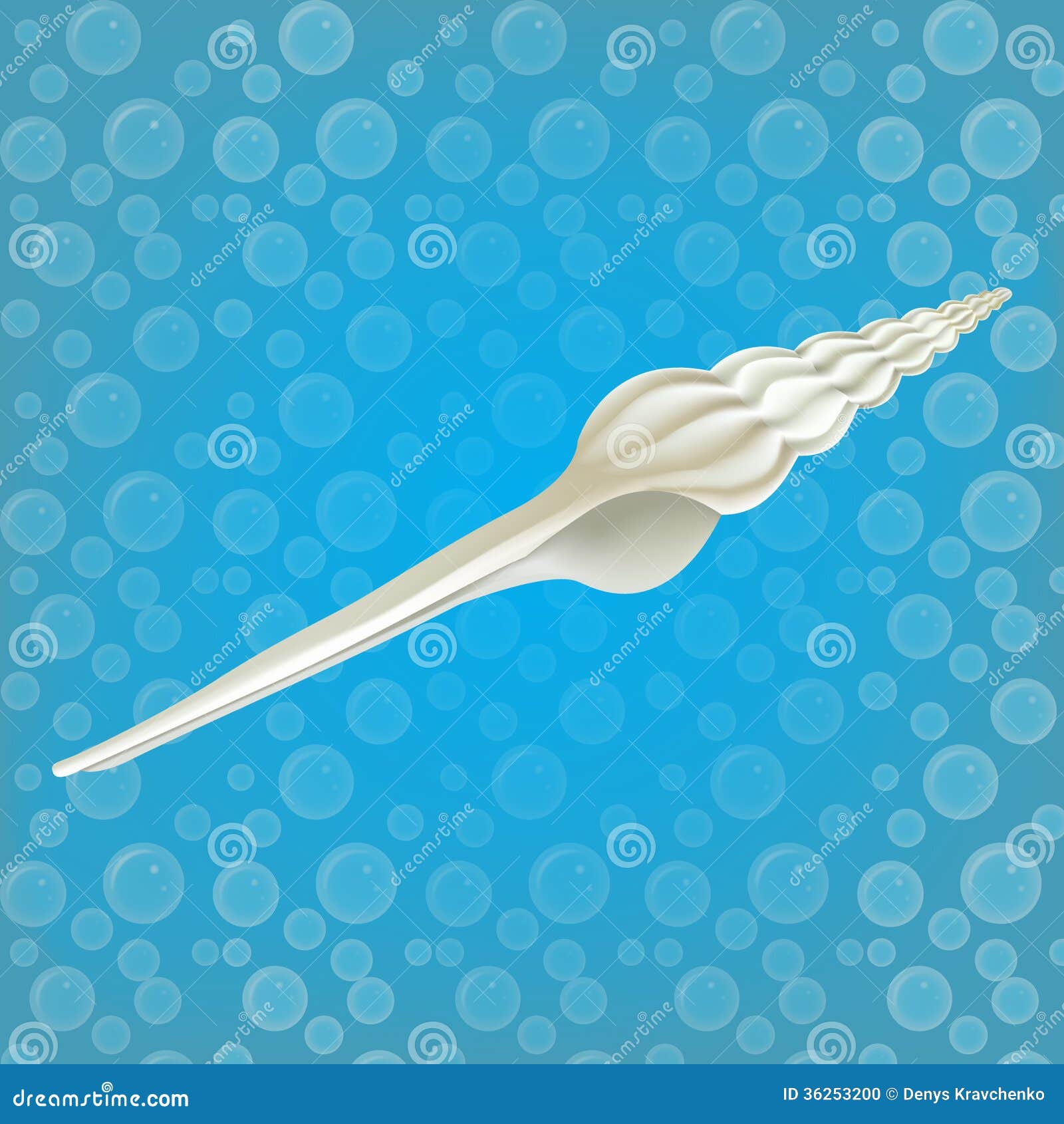 Fusinus stock vector. Illustration of drawing, design - 36253200