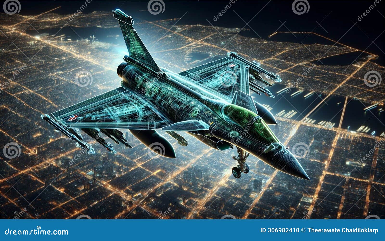 Dynamic Flight: High-Speed Fighter Jet Breaks Sound Barrier Stock Photo ...