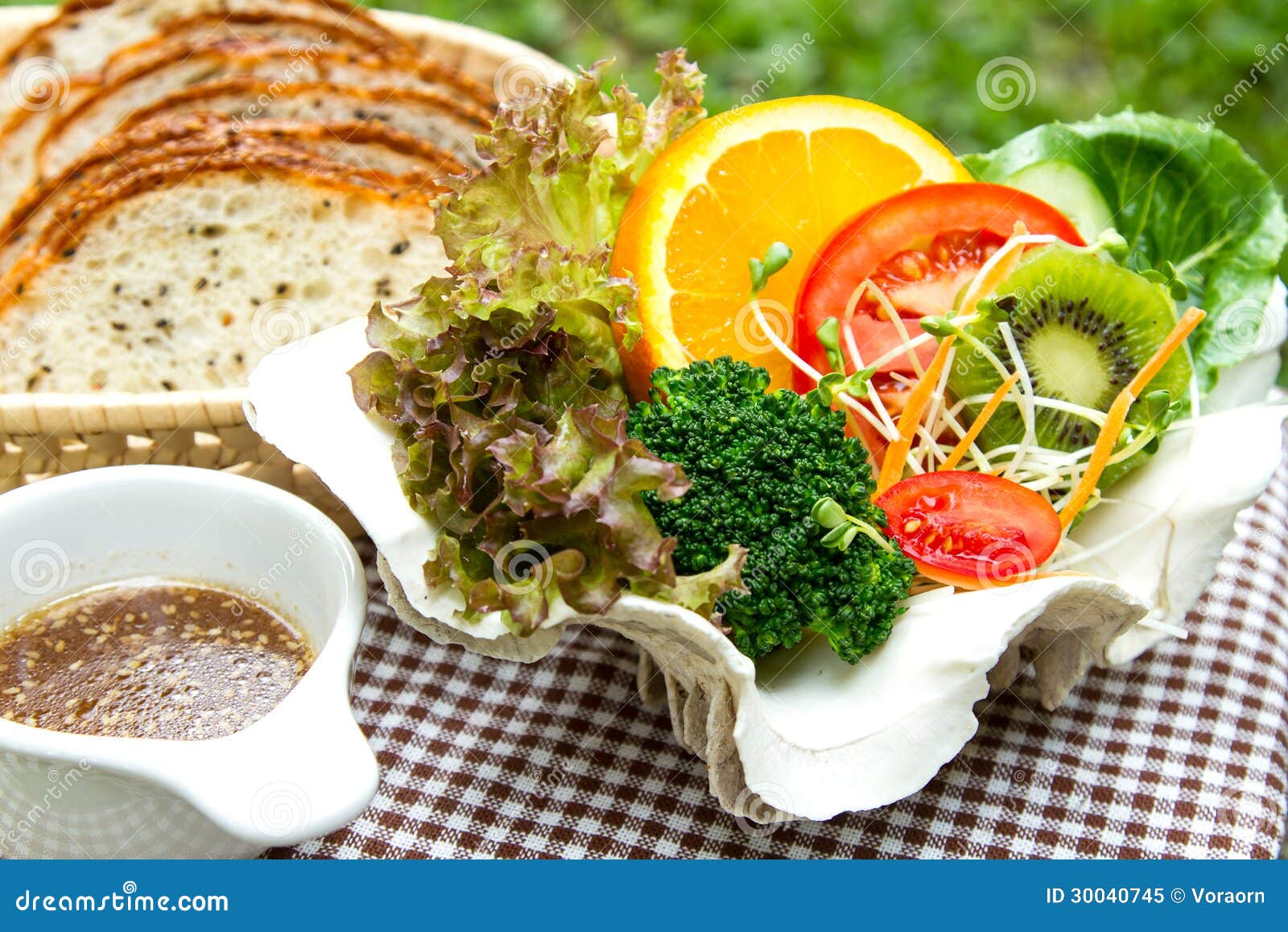 Fusion Food stock image. Image of cucumber, lettuce, kiwi - 30040745