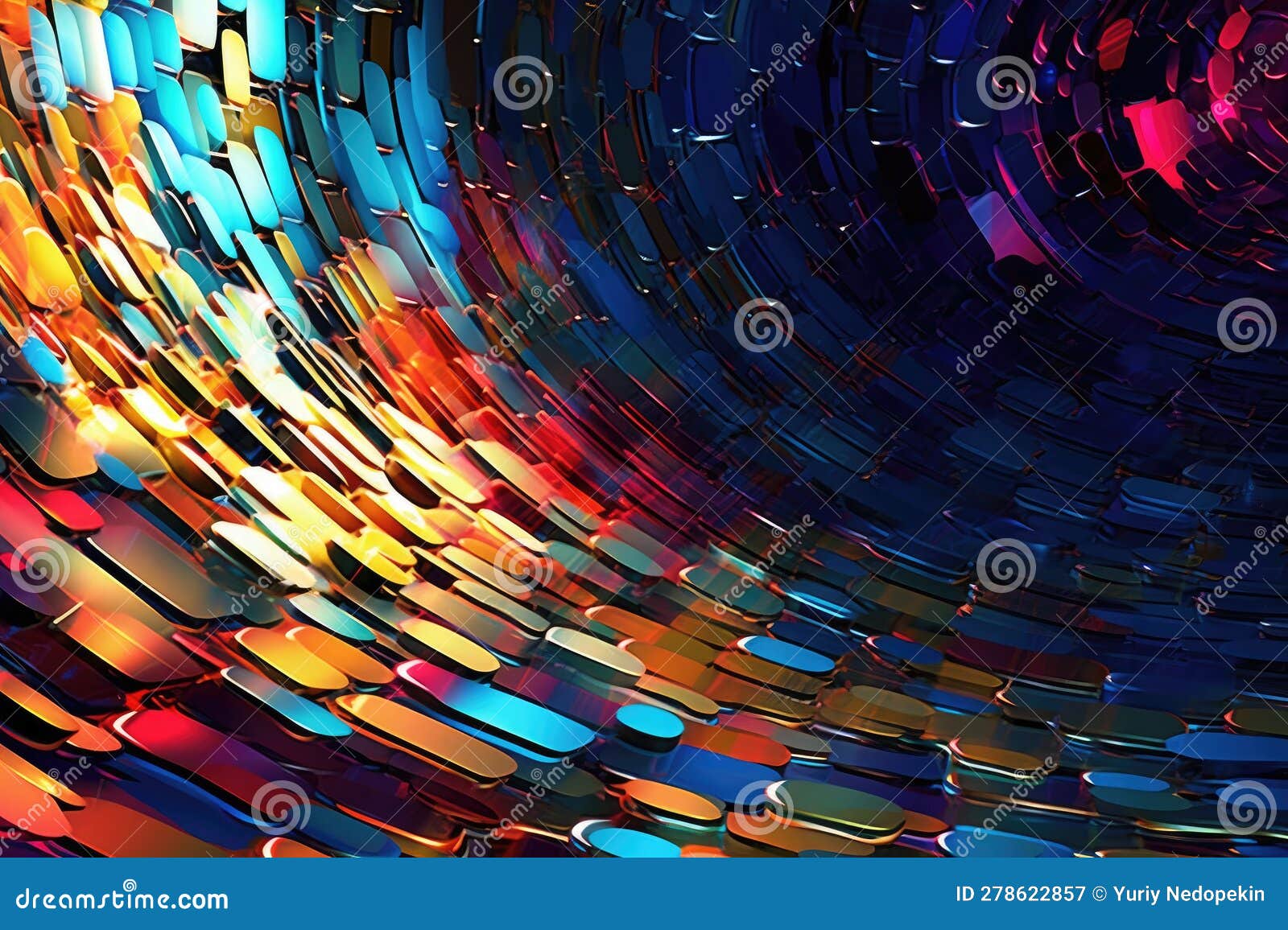 Fusion of Geometric Shapes, Metallic Surfaces, and Illuminated Lines ...