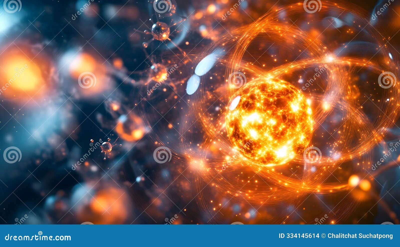 Fusion of Nuclear Fission and Atomic Particles Visualizing the Complex ...