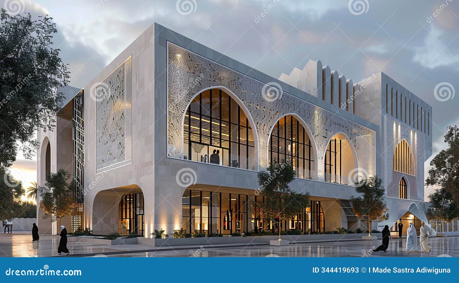 Fusion of Past and Present Traditional Arabic Elements Adorn Modern ...