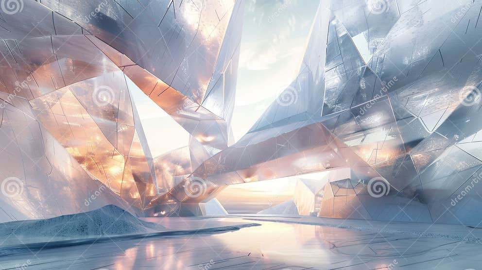 A Fusion of Sharp Edges and Smooth Curves Producing Ethereal Crystal ...