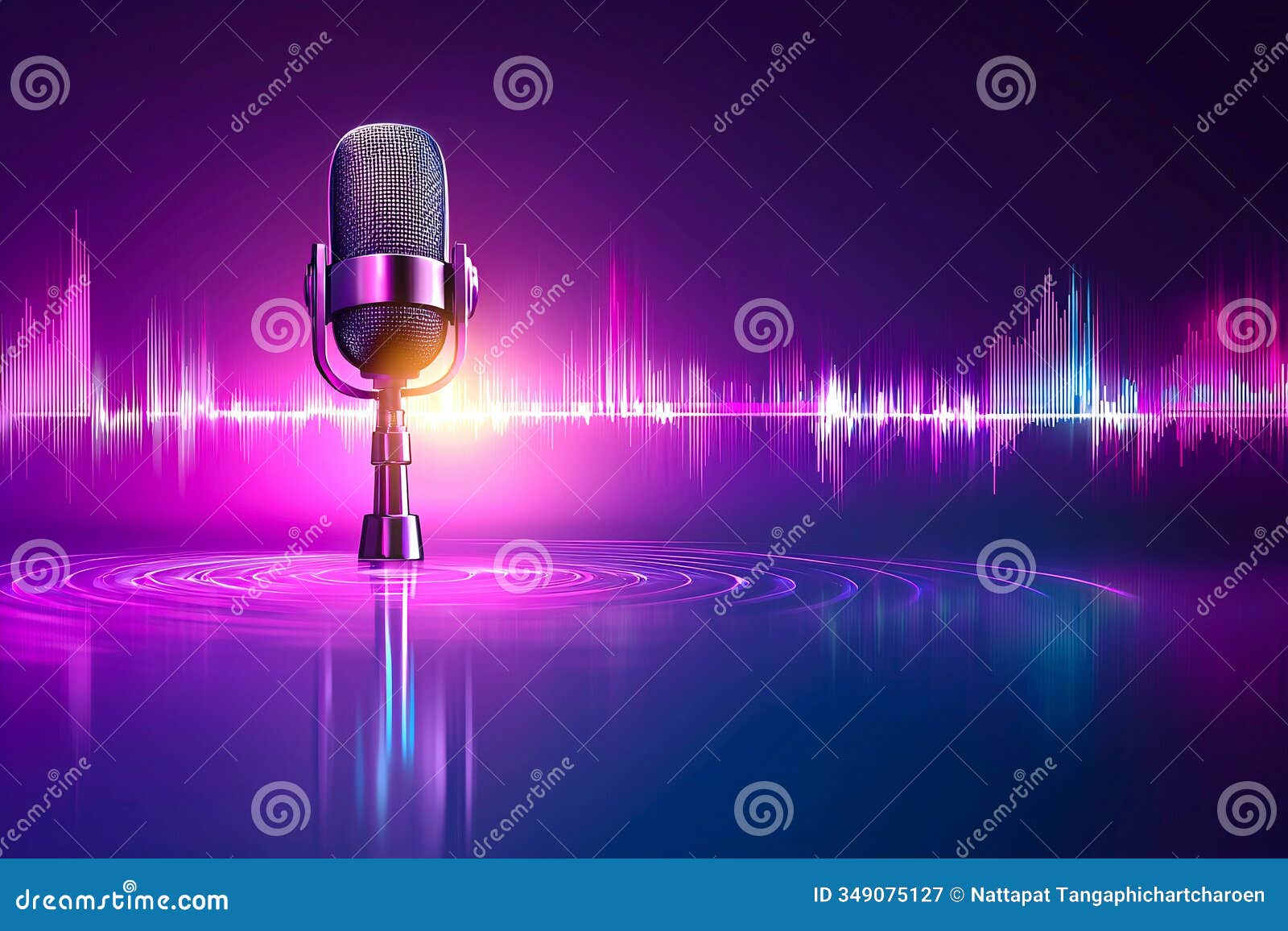 A Fusion of Sound Waves and Digital Metrics Symbolizes the Essence of ...