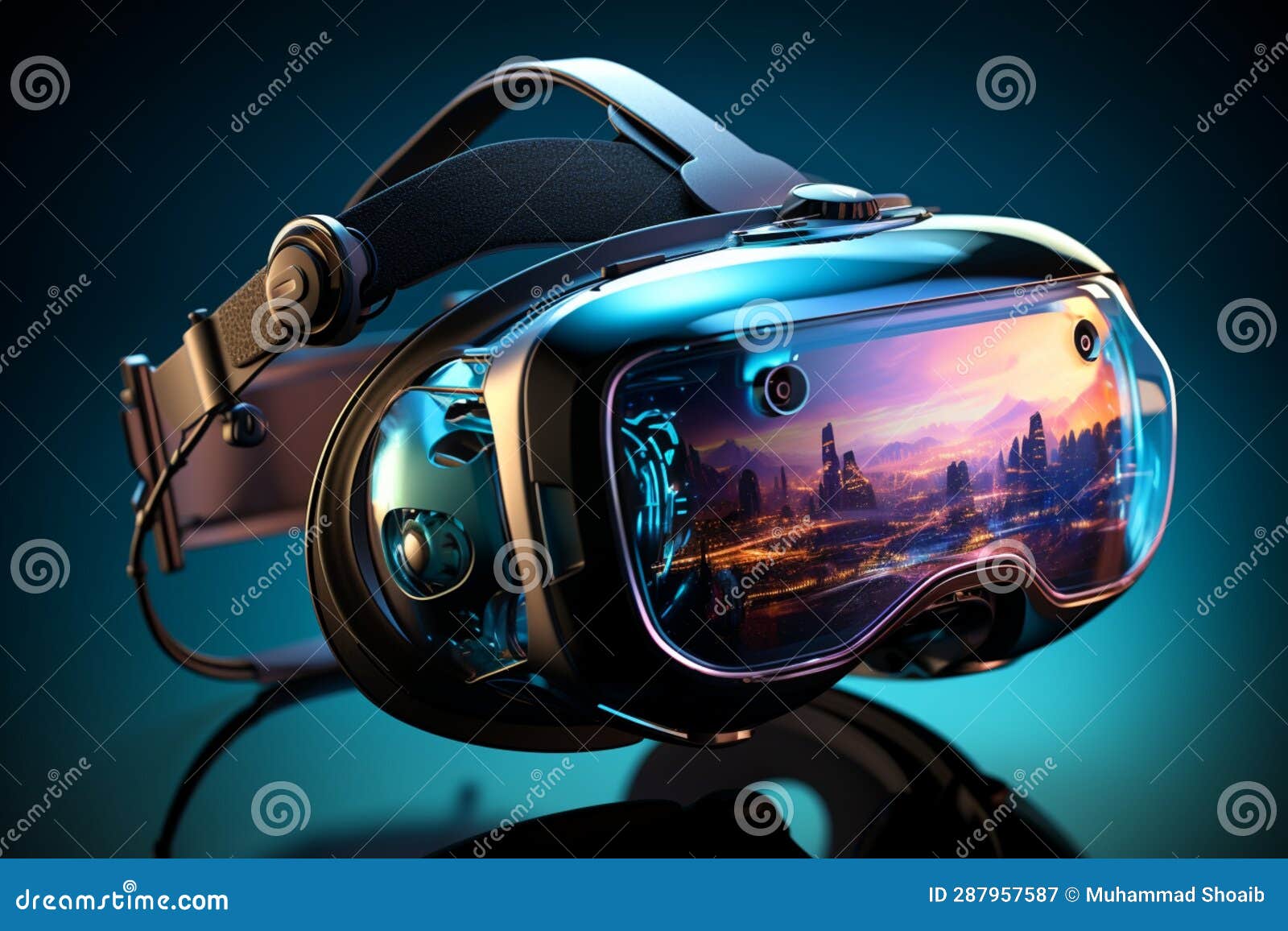 Fusion of Tech and Vision Virtual Reality Headset Epitomizes Digital ...