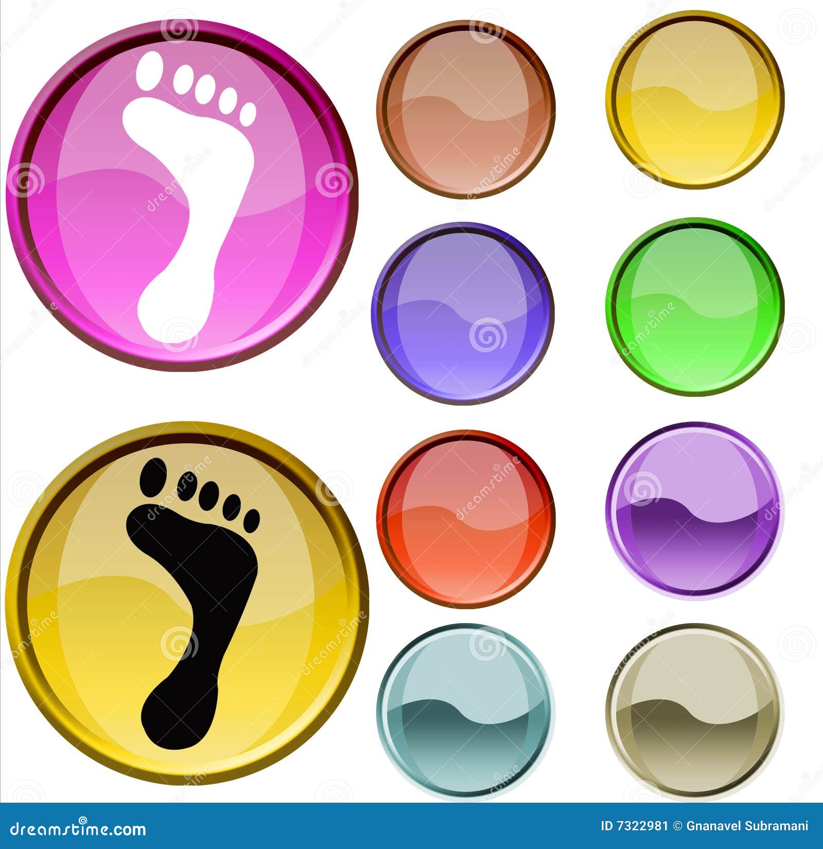 Fuss-Symbol stock abbildung. Illustration von taste, schnittstelle ...