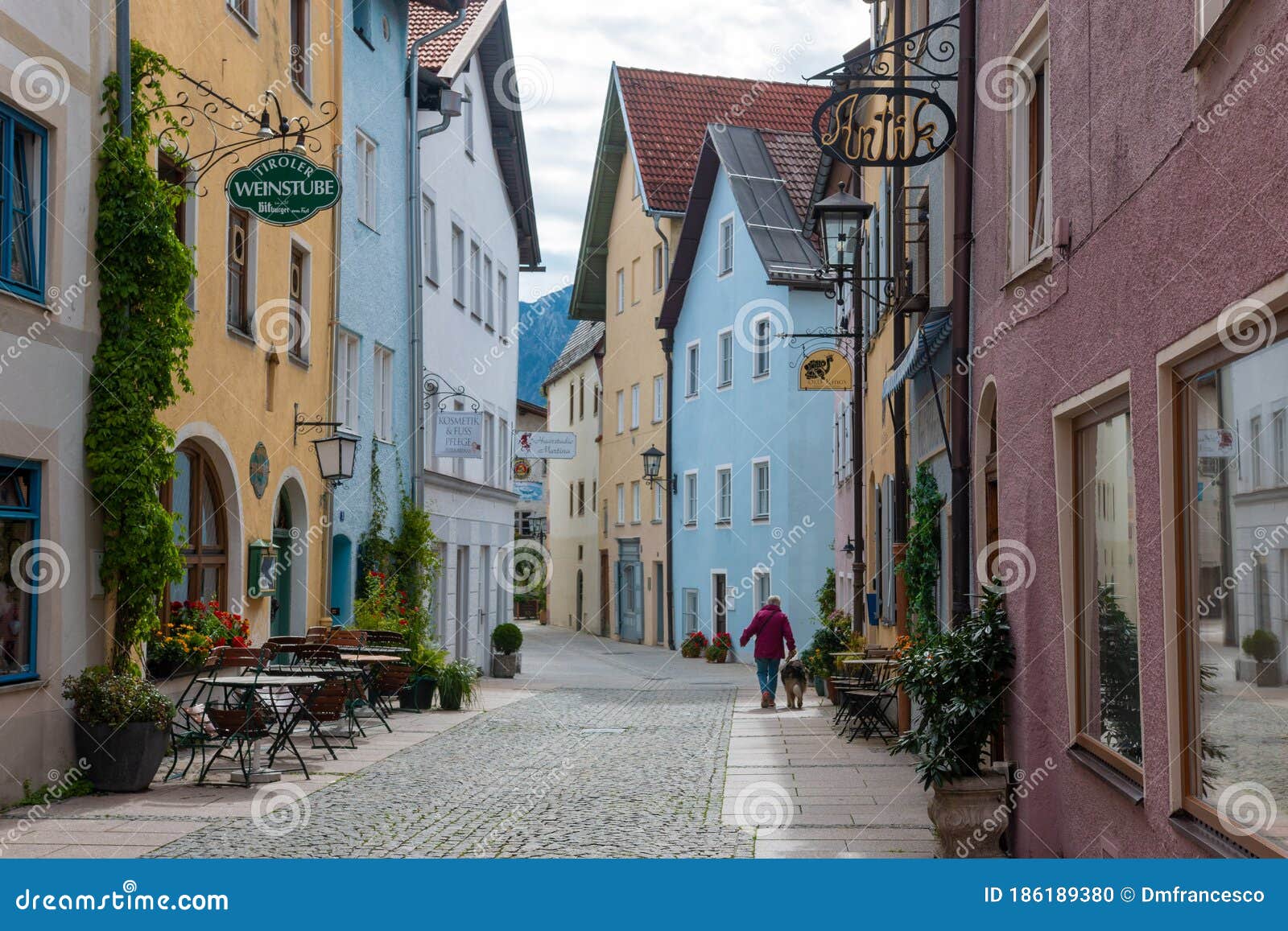 Fussen Bavarian City Famous for Its Castle on the Romantic Road ...