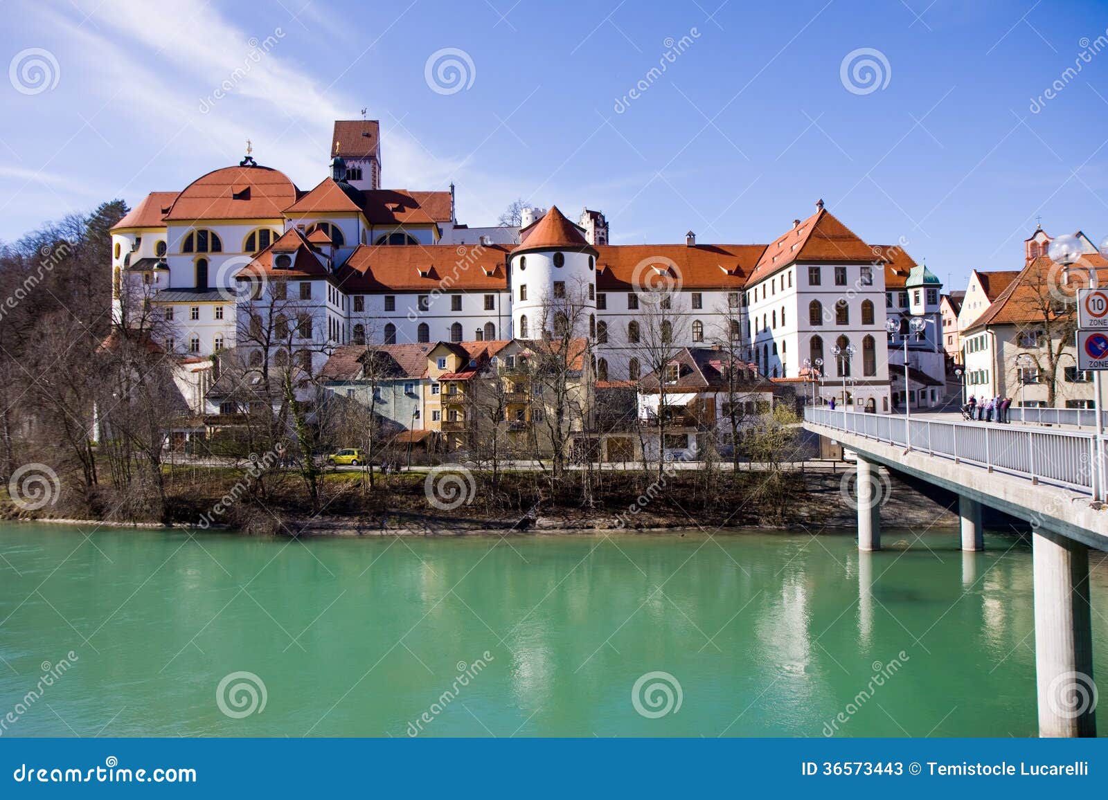Fussen castle stock image. Image of mansion, monument - 36573443