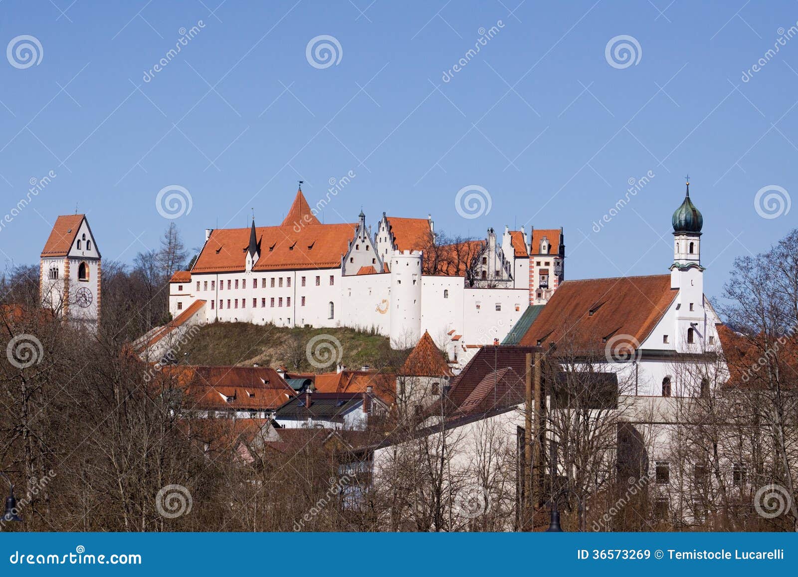 Fussen castle stock image. Image of heritage, mansion - 36573269
