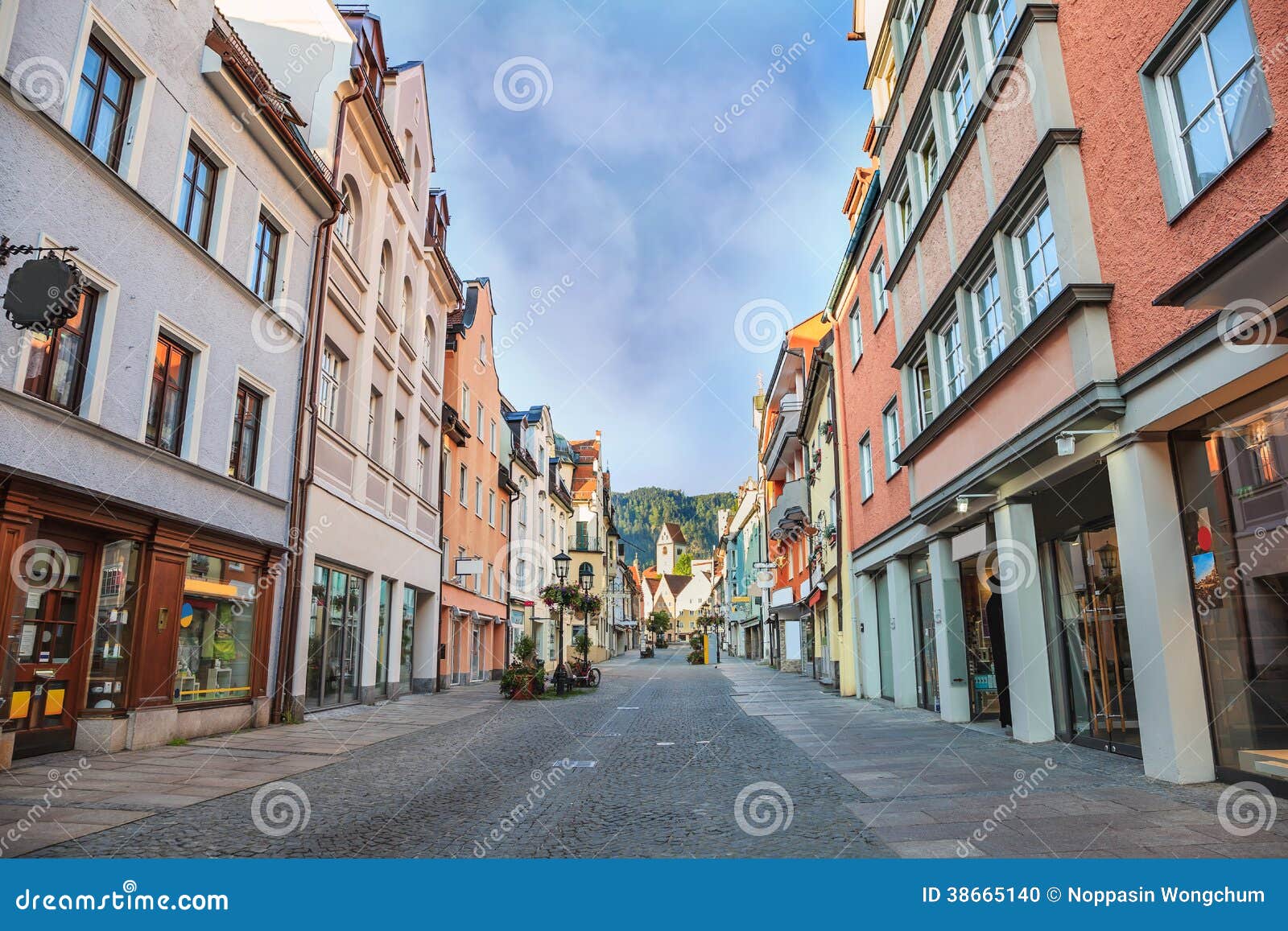 Fussen city Germany stock photo. Image of tourism, house - 38665140