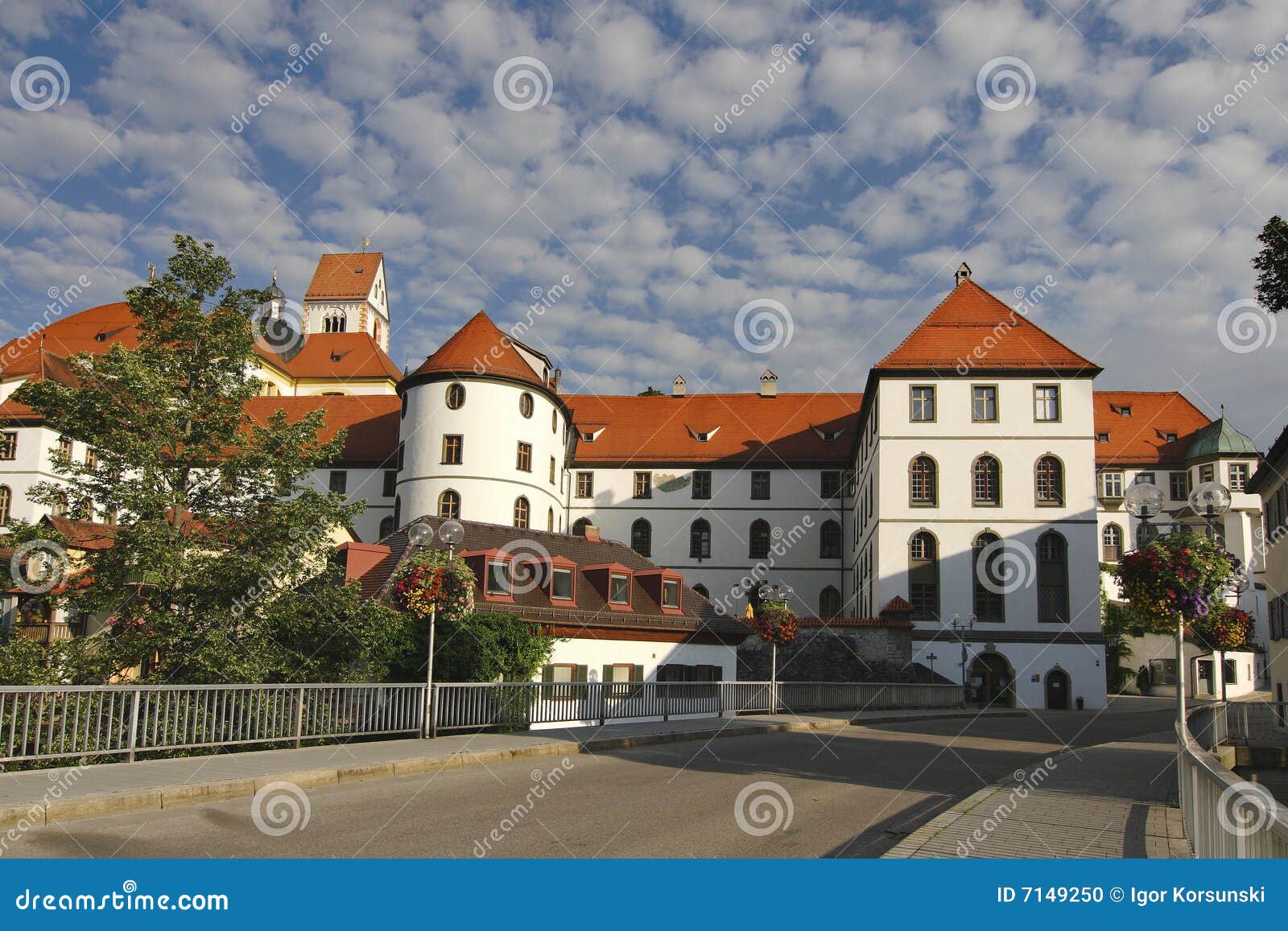 Fussen. Germany stock photo. Image of outdoor, tower, architecture ...