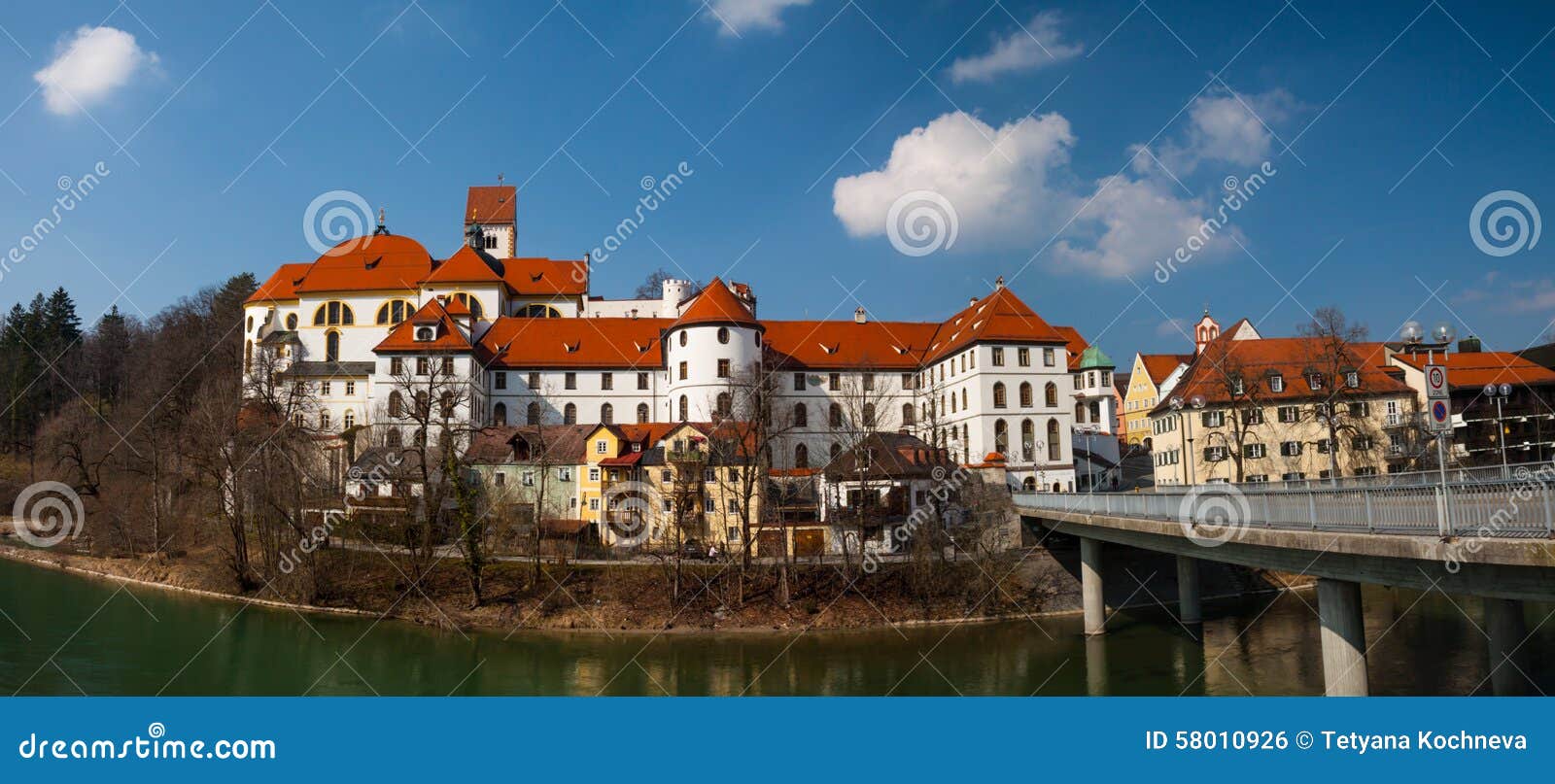 Fussen, Germany Old Town Street Stock Photo - Image of landmark ...