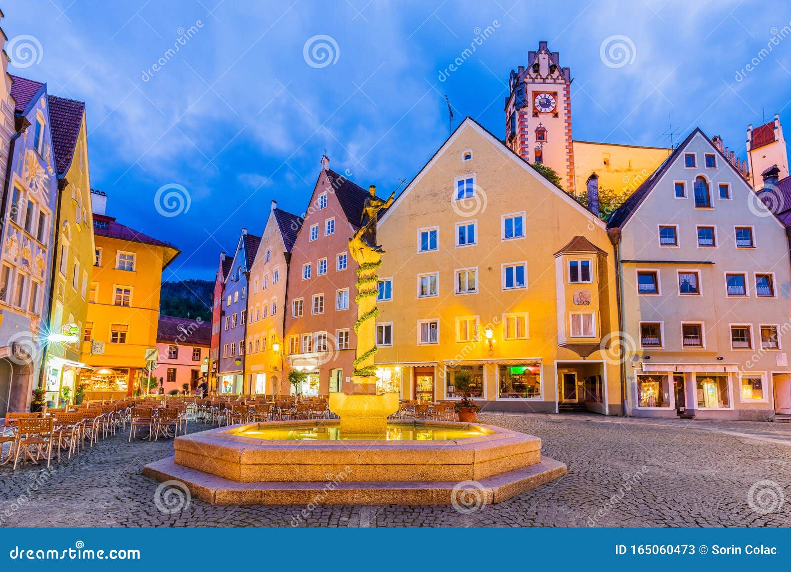 Fussen, Germany stock image. Image of alps, landscape - 165060473