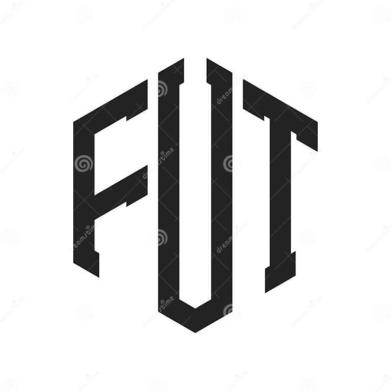 FUT Logo Design. Initial Letter FUT Monogram Logo Using Hexagon Shape ...