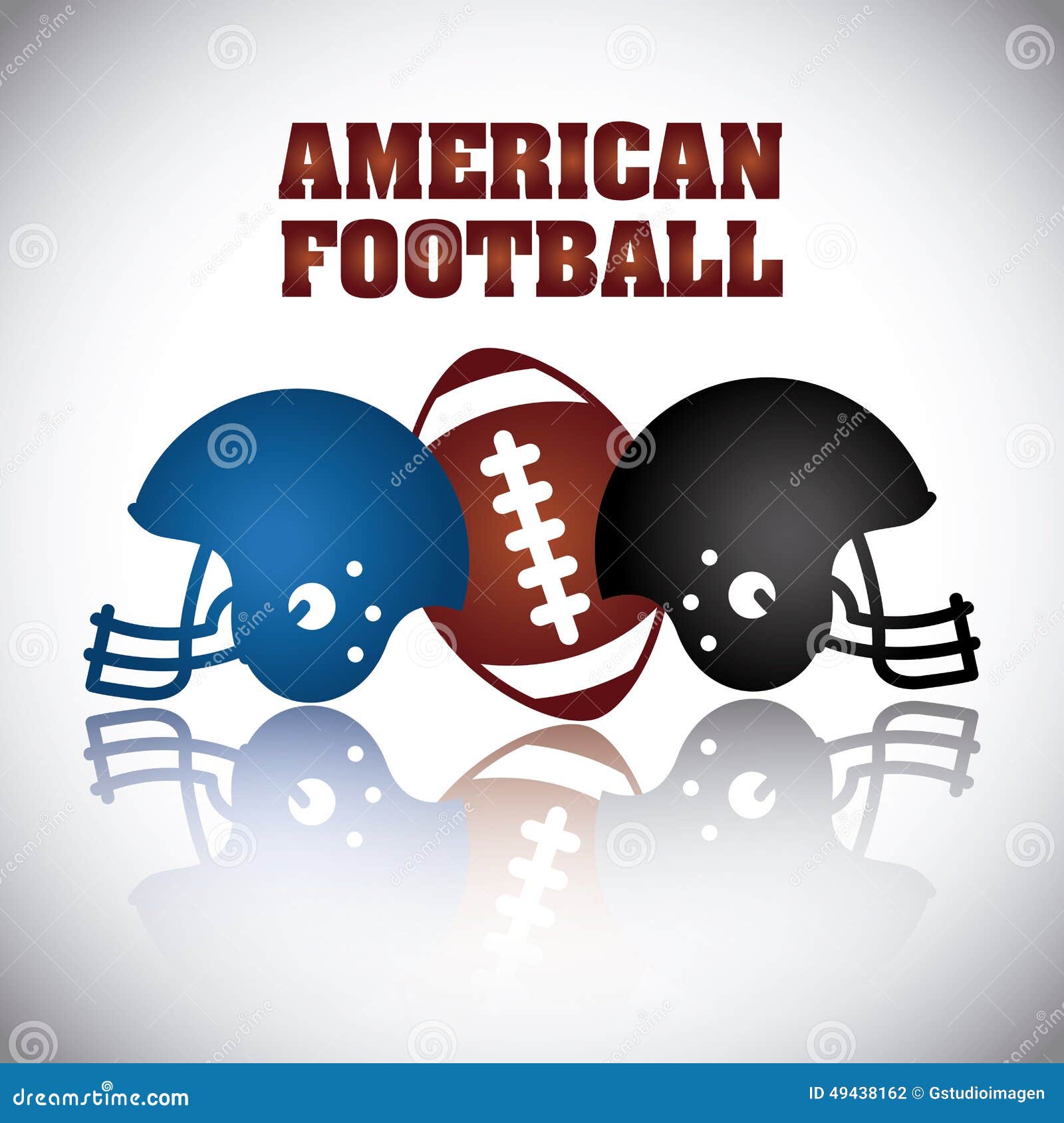 Futebol americano ilustração stock. Ilustração de esporte - 49438162