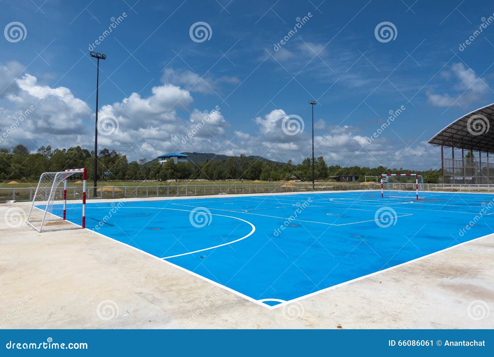 Futsal court stock image. Image of plastic, block, competition - 66086061