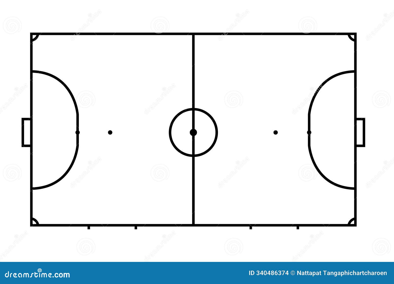 Futsal Court Standard Dimensions, Coach Table for Tactic Presentation ...