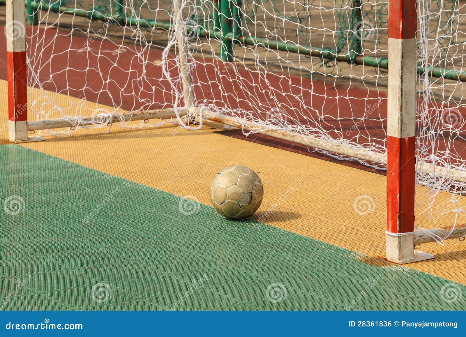 Futsal field stock photo. Image of landscape, football - 28361836
