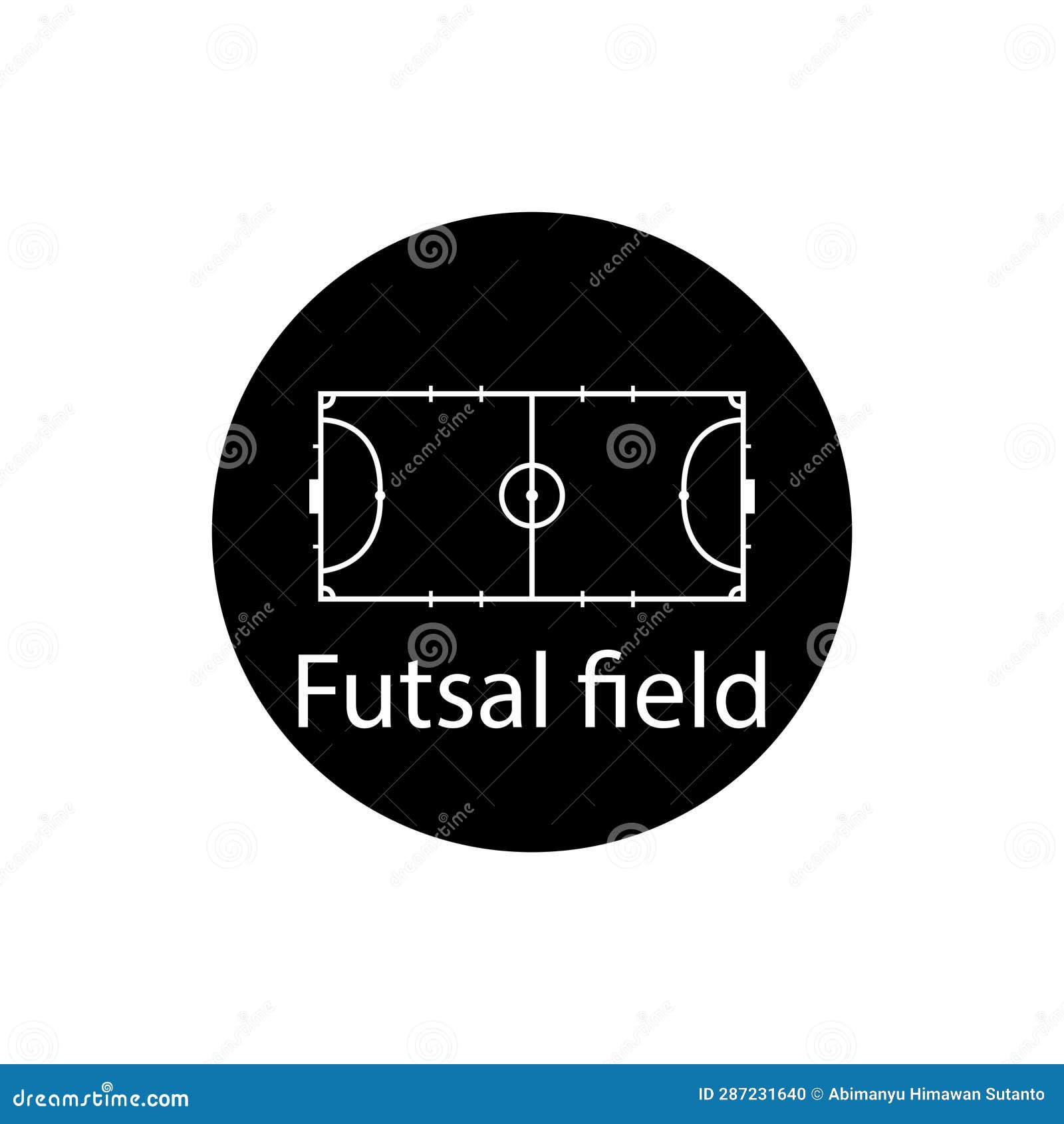 Futsal field icon vector stock vector. Illustration of organization ...