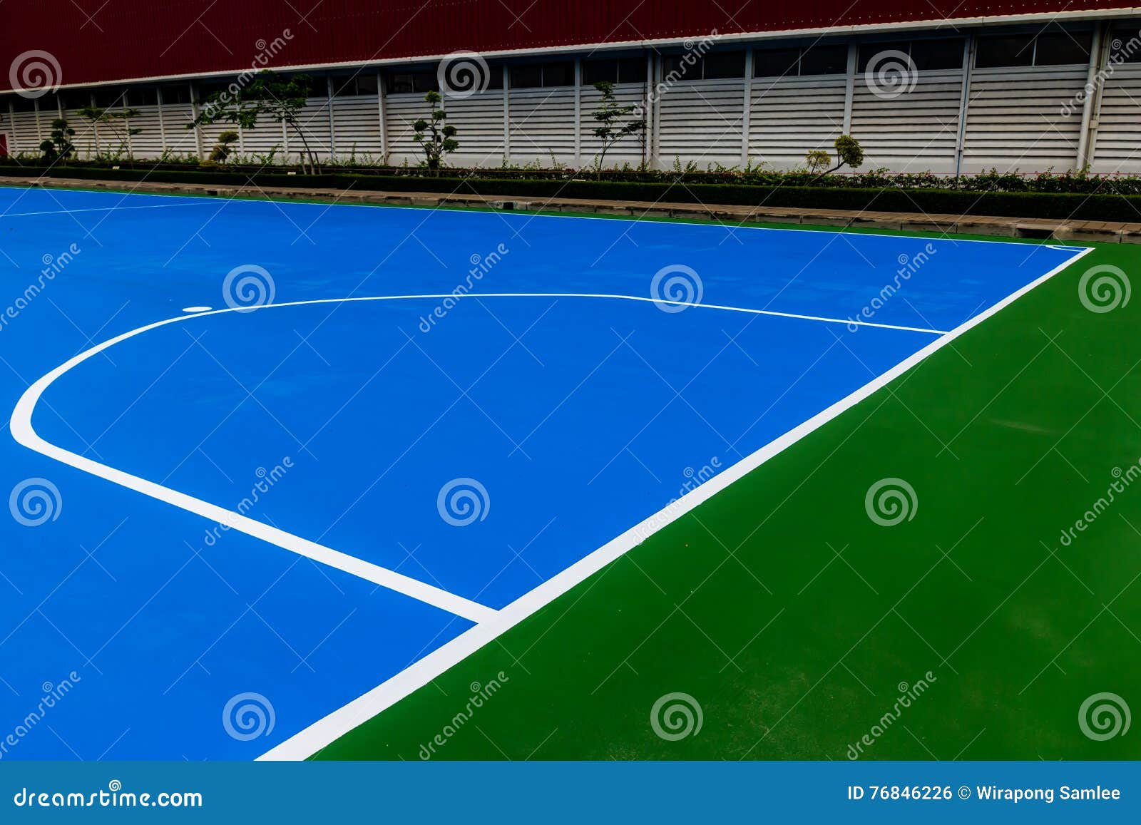 Futsal field stock photo. Image of exterior, outdoor - 76846226