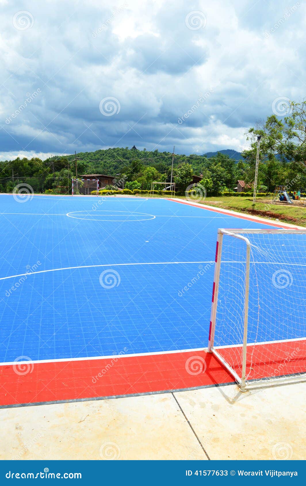 Futsal field stock image. Image of competition, score - 41577633