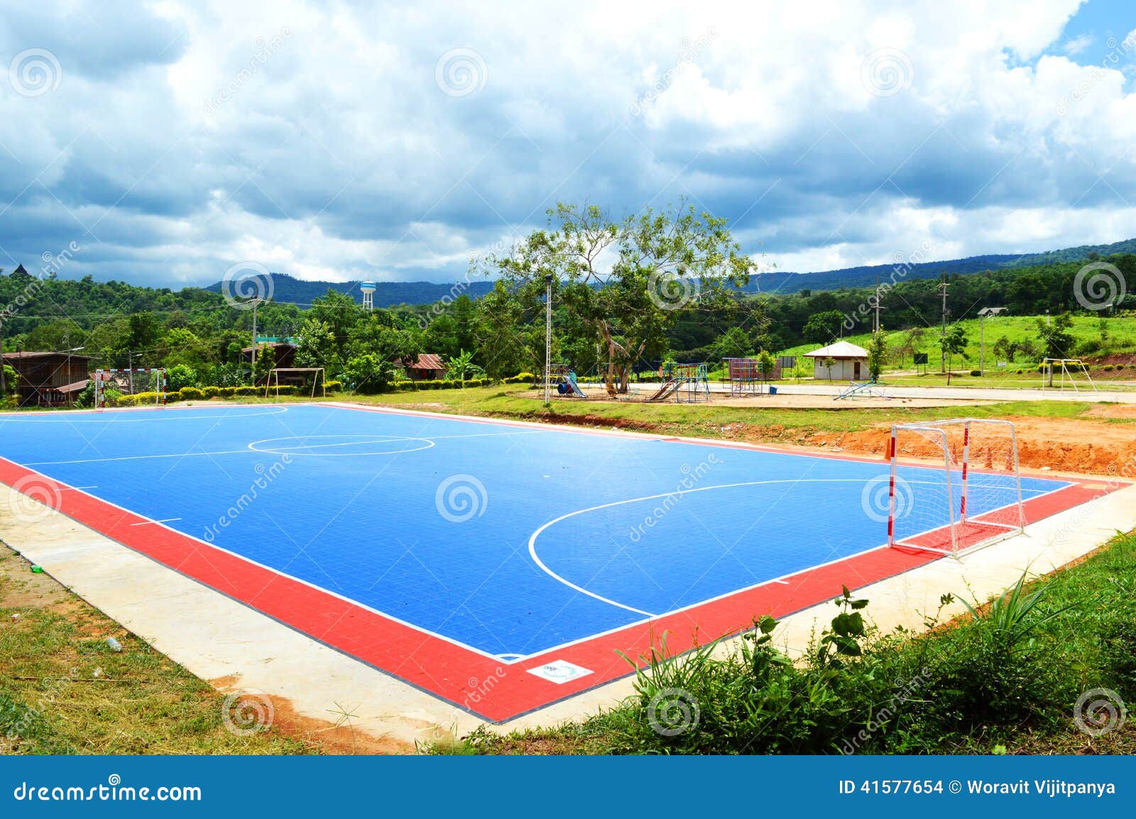 Futsal field stock photo. Image of score, field, dribbling - 41577654