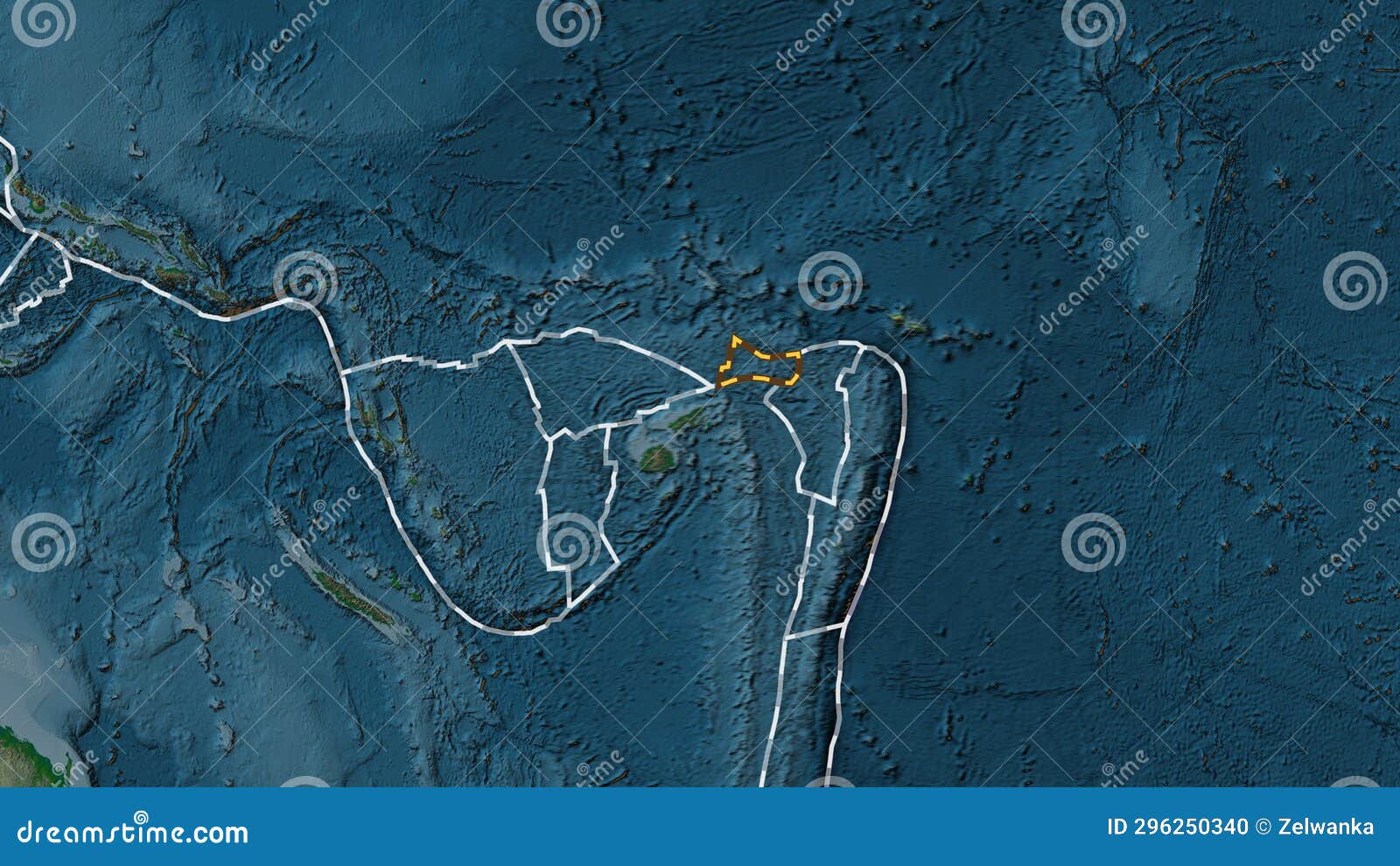 Futuna Plate Dashed. Fahey. Physical Stock Illustration - Illustration ...