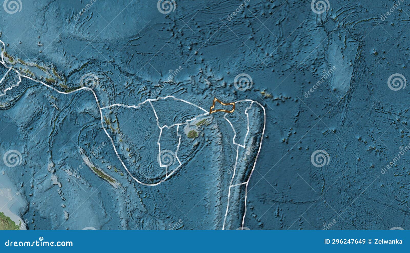 Futuna Plate Dashed. Fahey. Topografic Stock Image | CartoonDealer.com ...