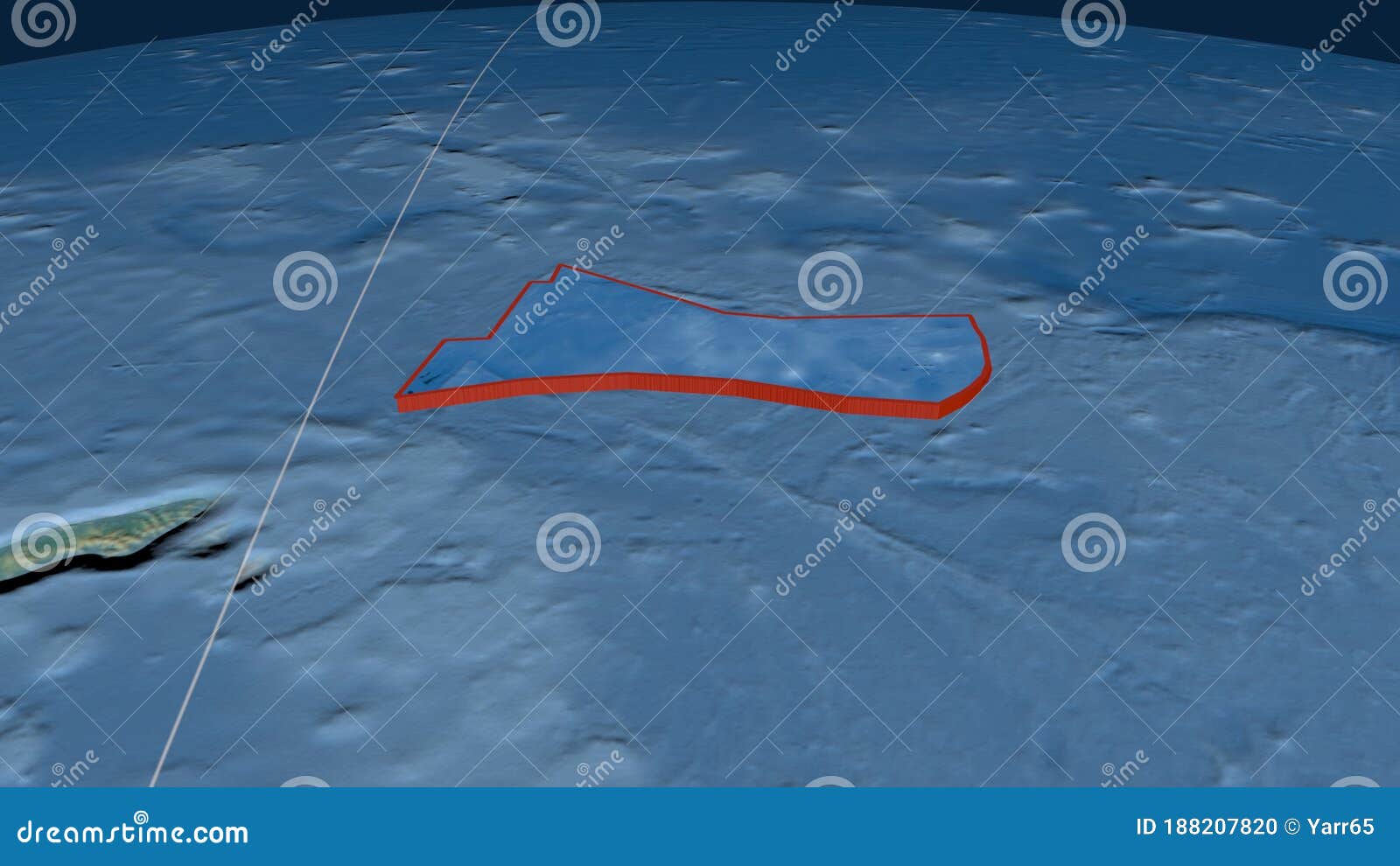 Futuna Plate Extruded - Relief Stock Illustration - Illustration of ...