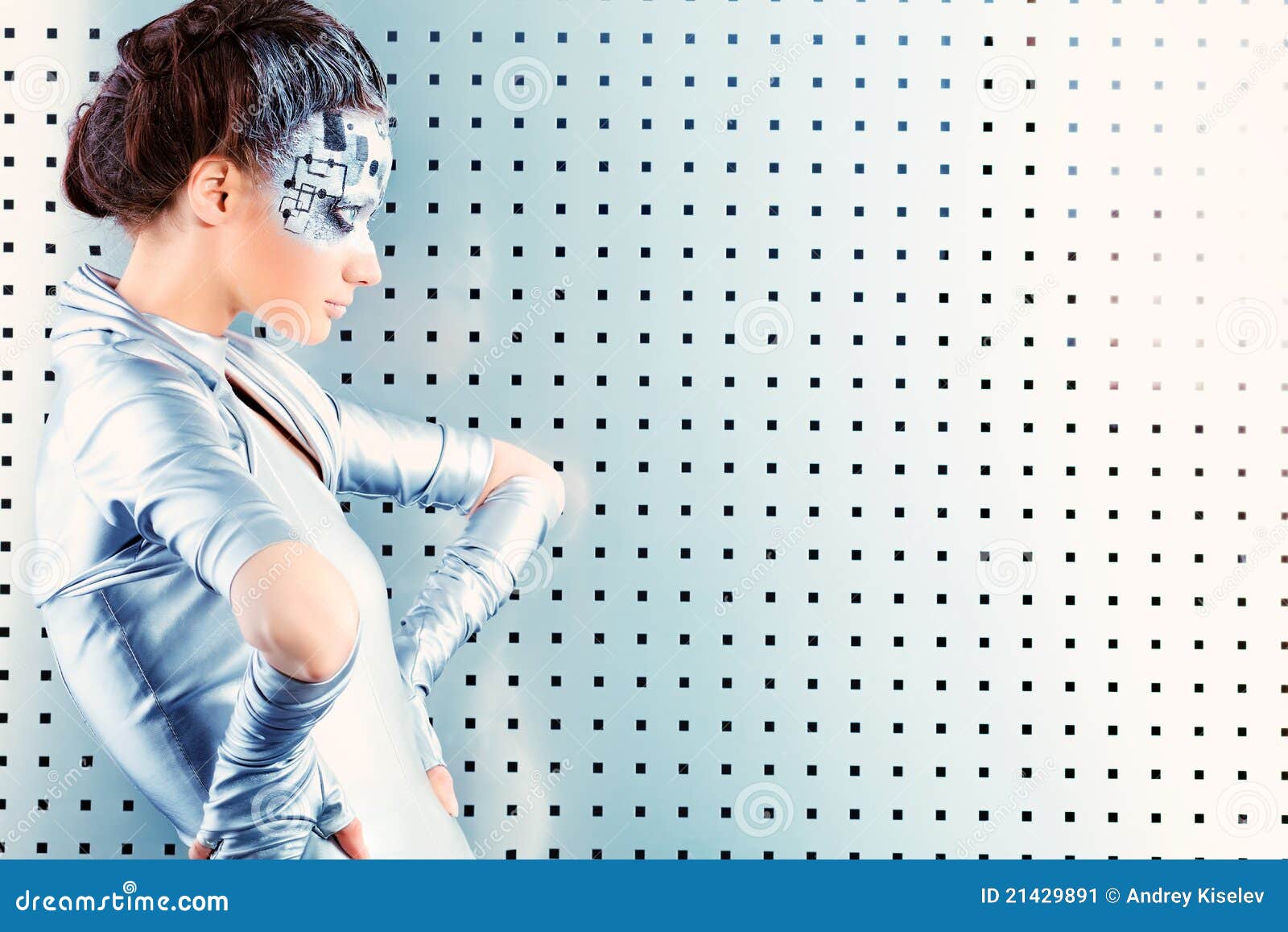 Future stock image. Image of expression, girl, hair, concept - 21429891