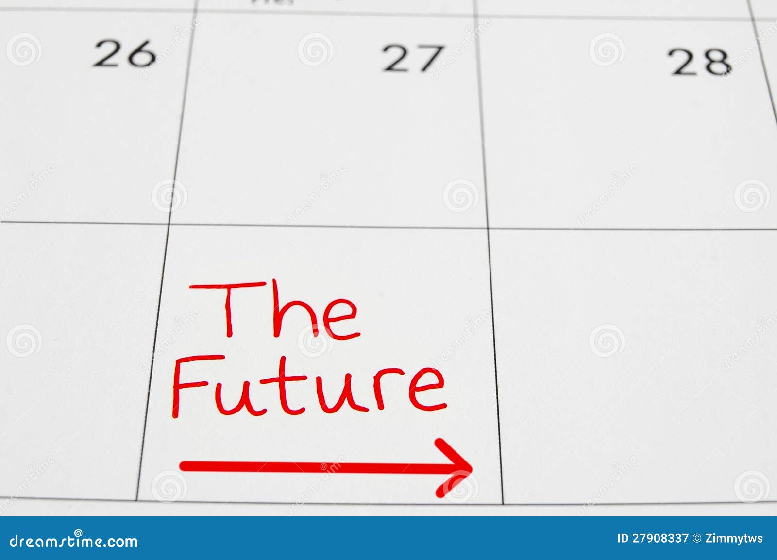 The future stock image. Image of progress, date, next - 27908337