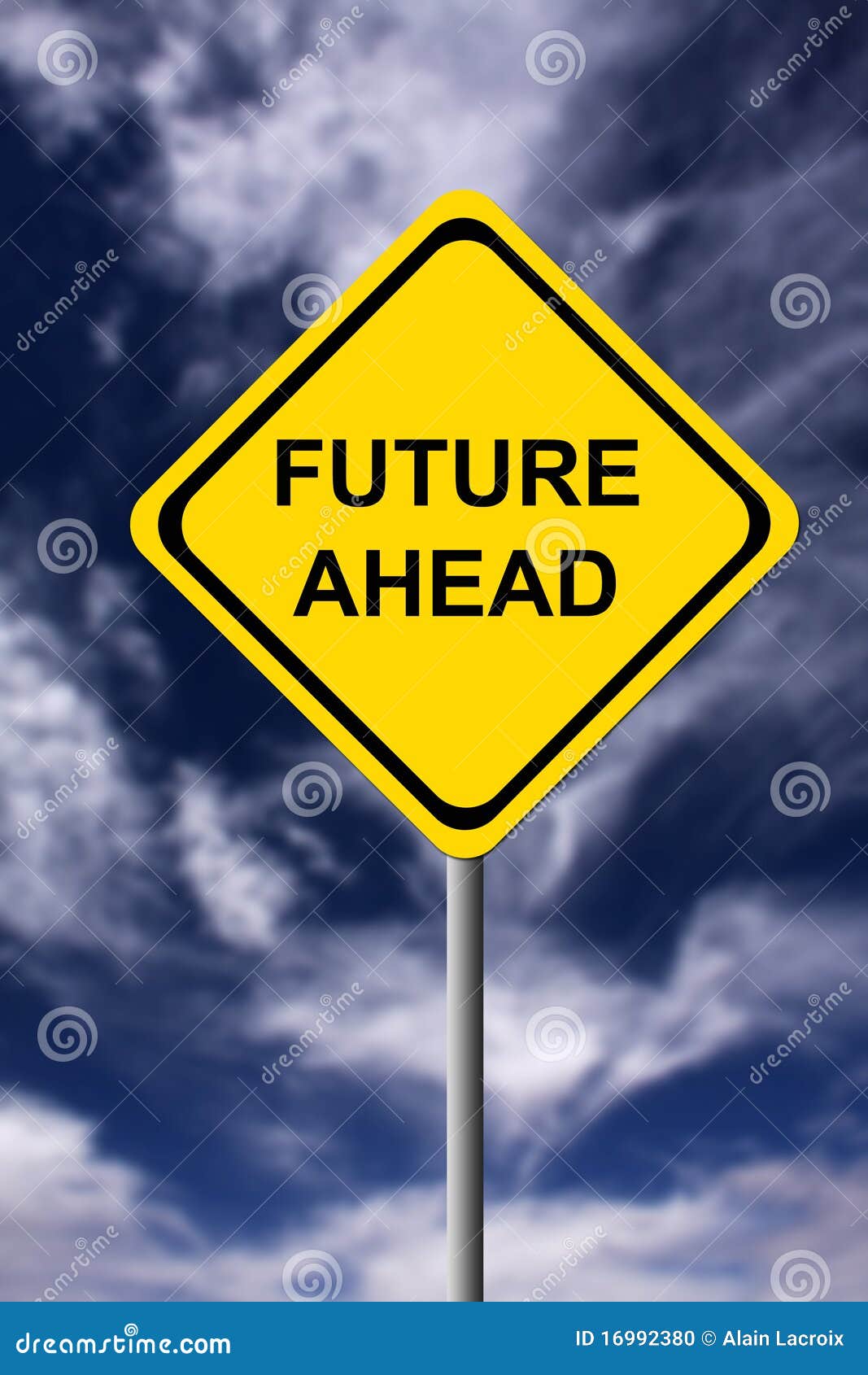 Future ahead stock illustration. Illustration of option - 16992380