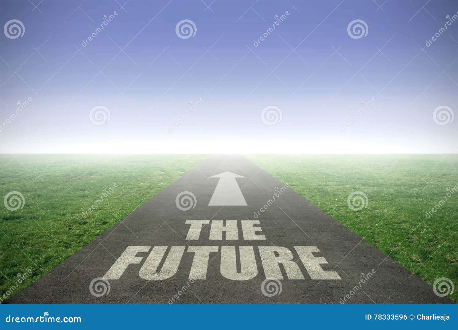 The future ahead stock photo. Image of future, sayings - 78333596
