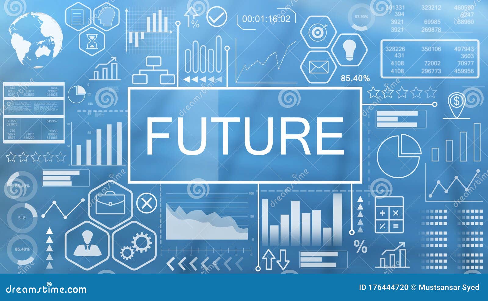Future, Animated Typography Stock Illustration - Illustration of ...