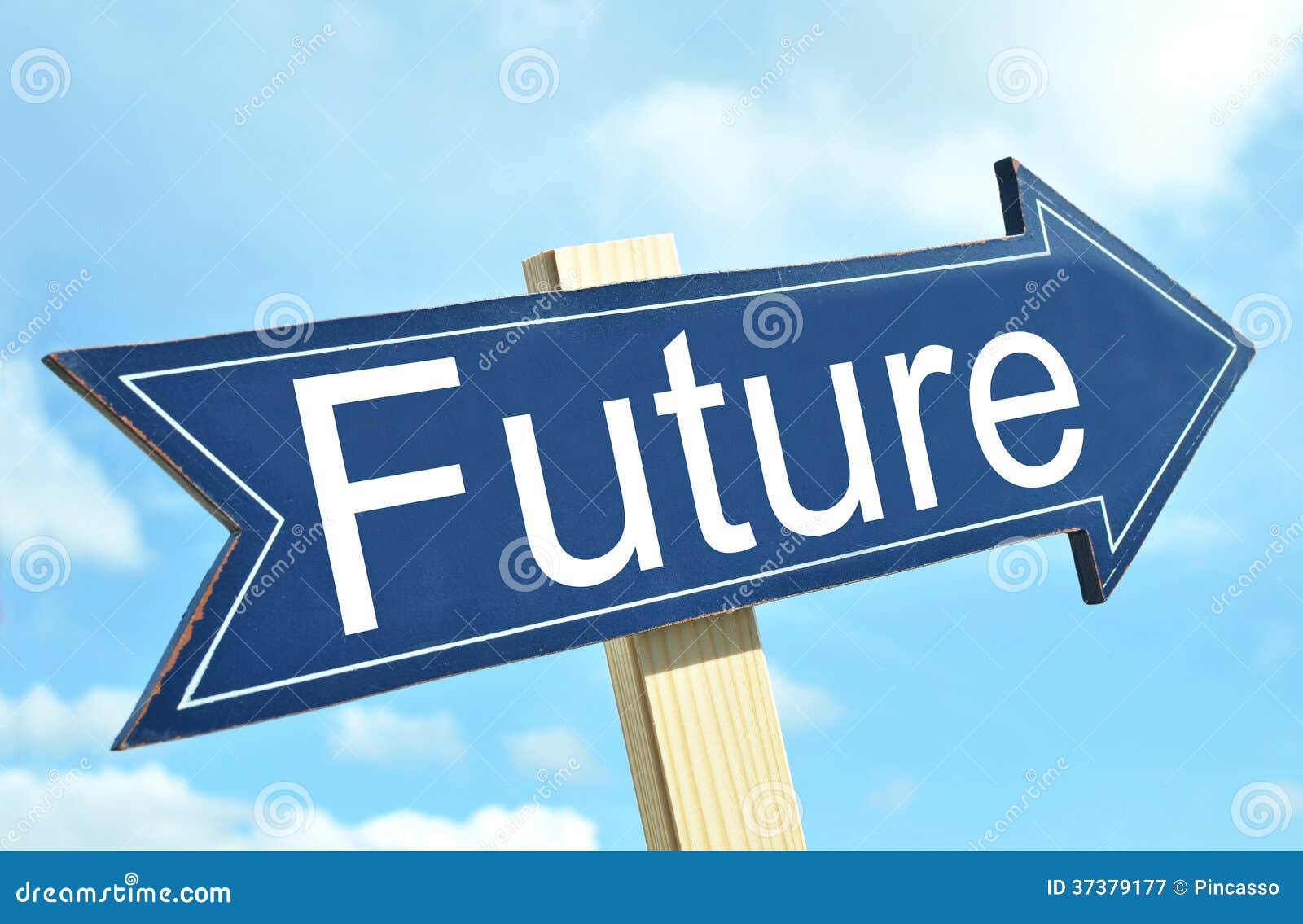Future arrow stock image. Image of sign, goal, plate - 37379177