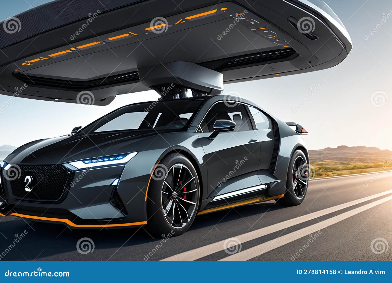 The Future of Autonomous Cars Adaptive Cruise Control.AI Generated ...