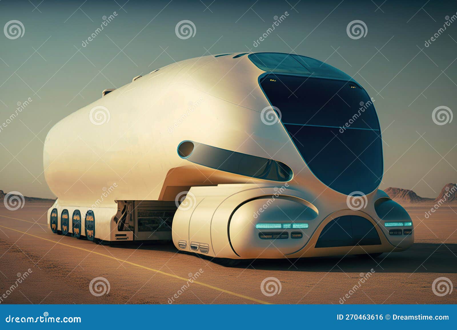 Autonomus Cargo Transportation Created with Generative AI Technology ...