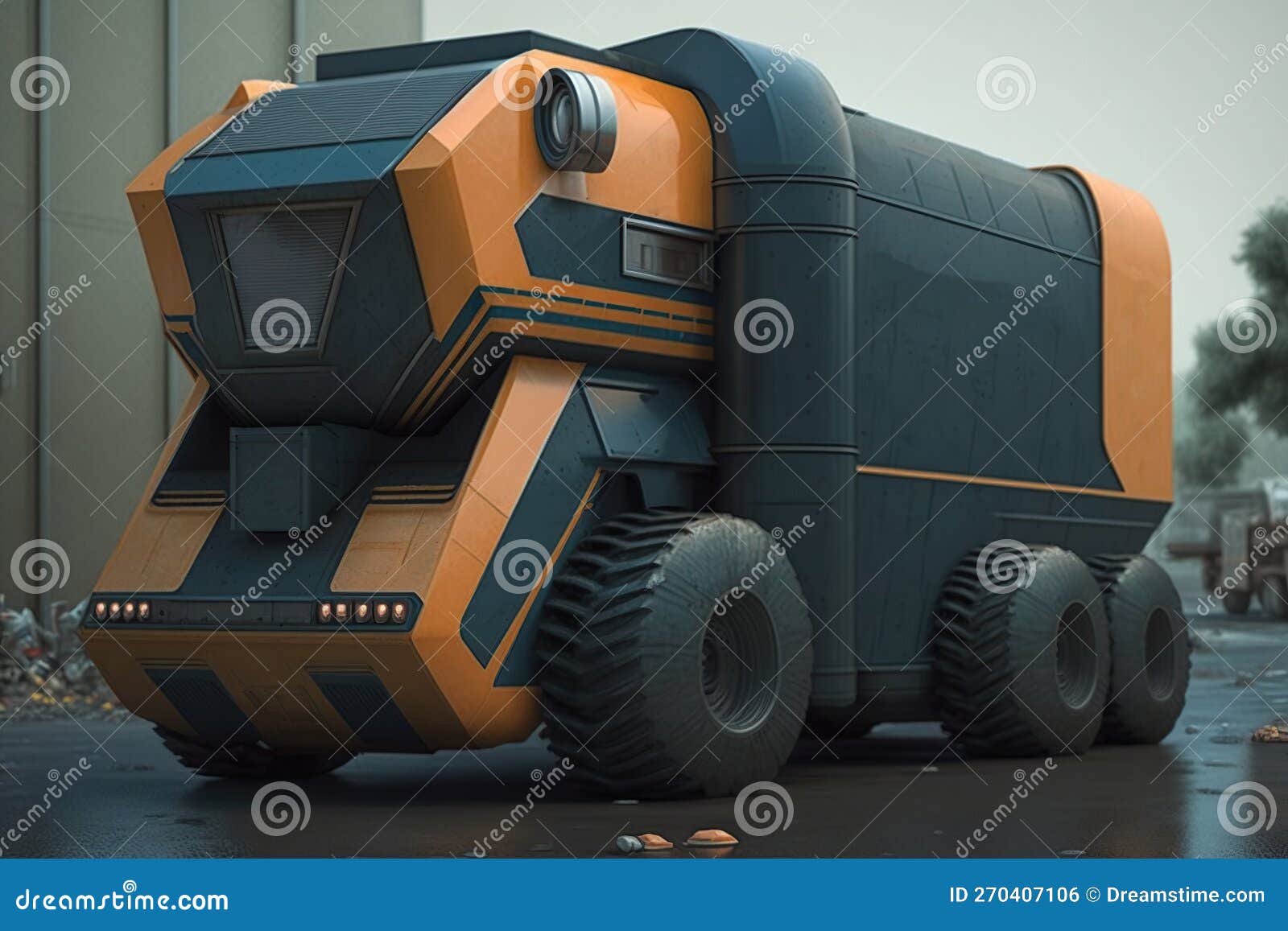 Robotic Waste Sorting Line Concept. Conveyor Technology Of Garbage ... Robotic Waste Sorting Line Concept. Conveyor Technology Of Garbage ...