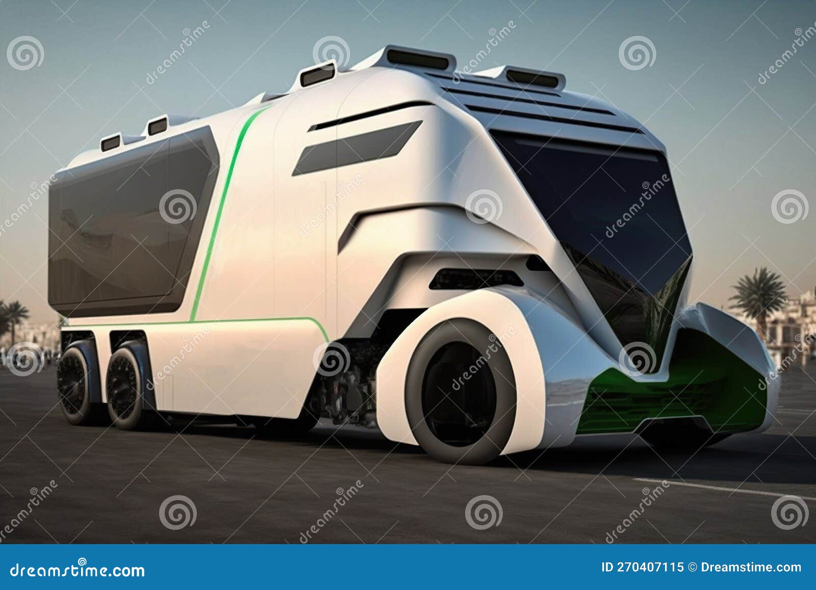 Future of Autonomus Garbage Truck with Separate Waste, Created with ...