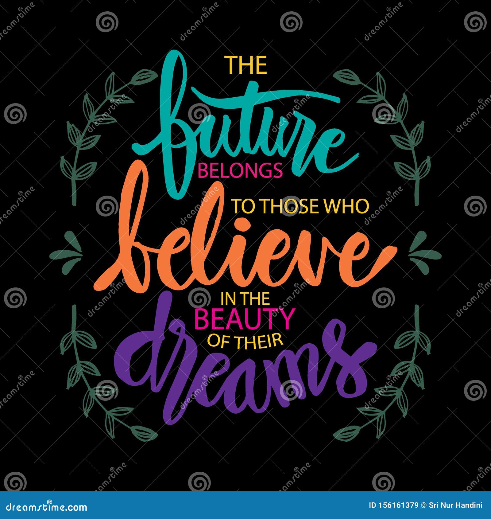 The Future Belongs To those Who Believe in the Beauty of Their Dreams ... The Future Belongs To those Who Believe in the Beauty of Their Dreams ...