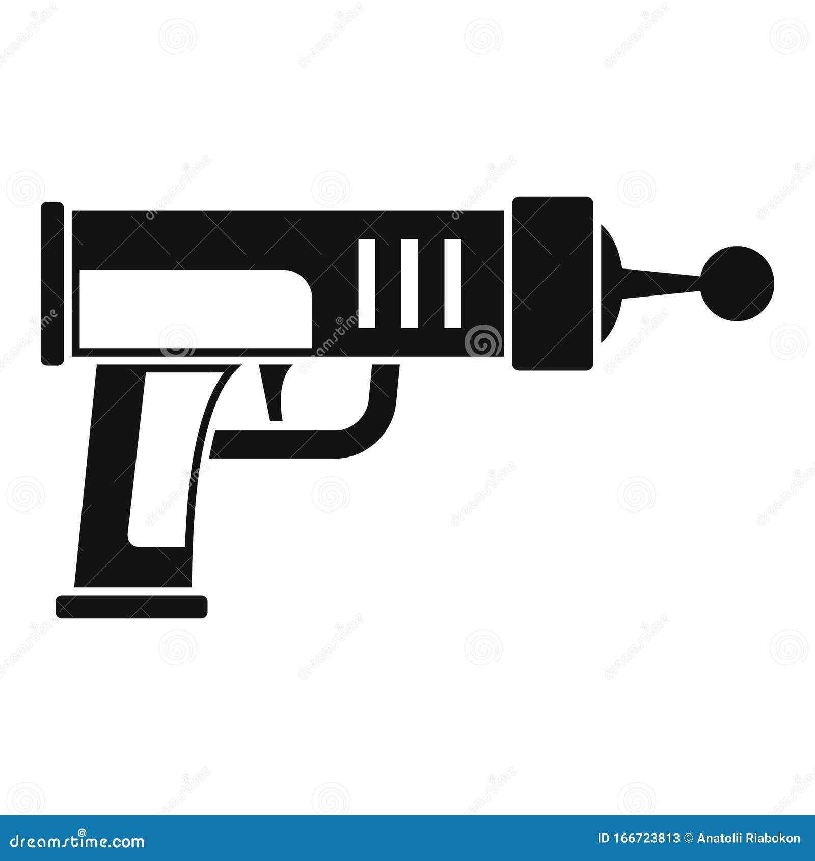 Blaster Icon Vector Isolated On White Background, Logo Concept O ...