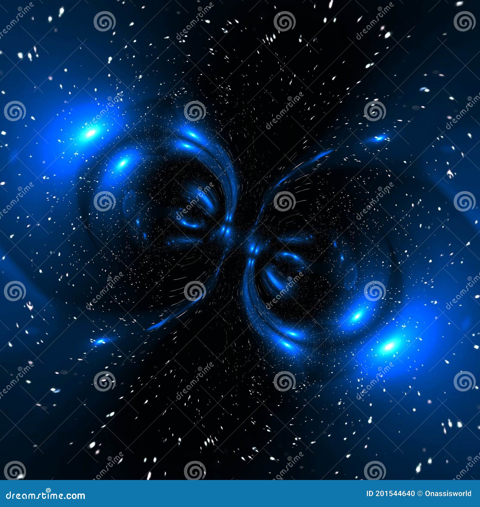 Future Blue Abstract Background Blurs and Shades Stock Illustration ...