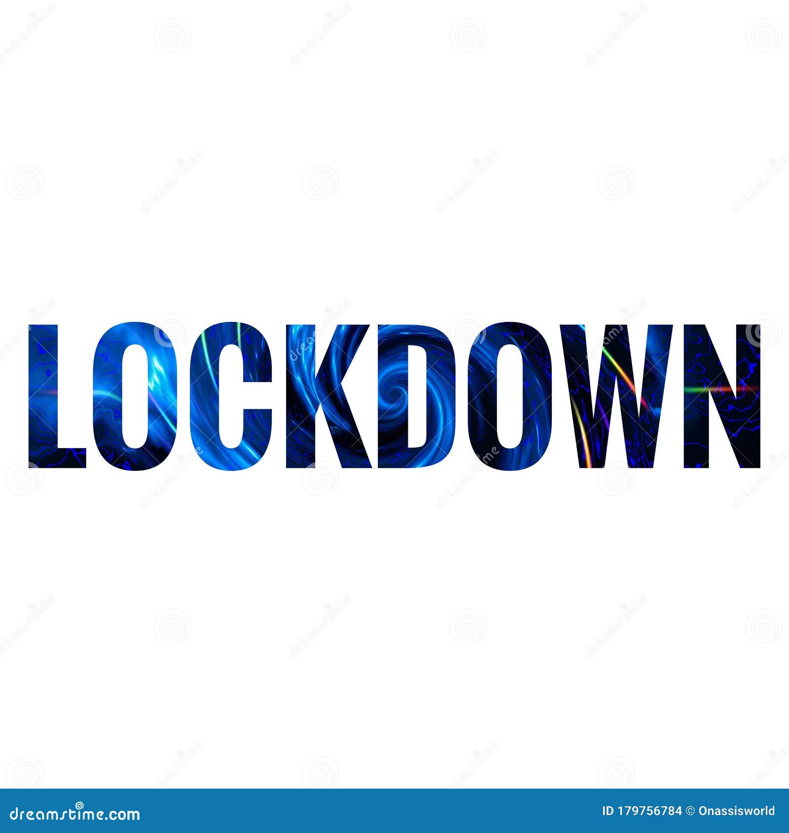 Future Blue Lockdown Covid-19 Stock Photo - Image of lockdown, future ...