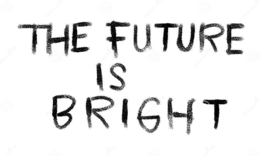 The future is bright stock illustration. Illustration of conceptual ...